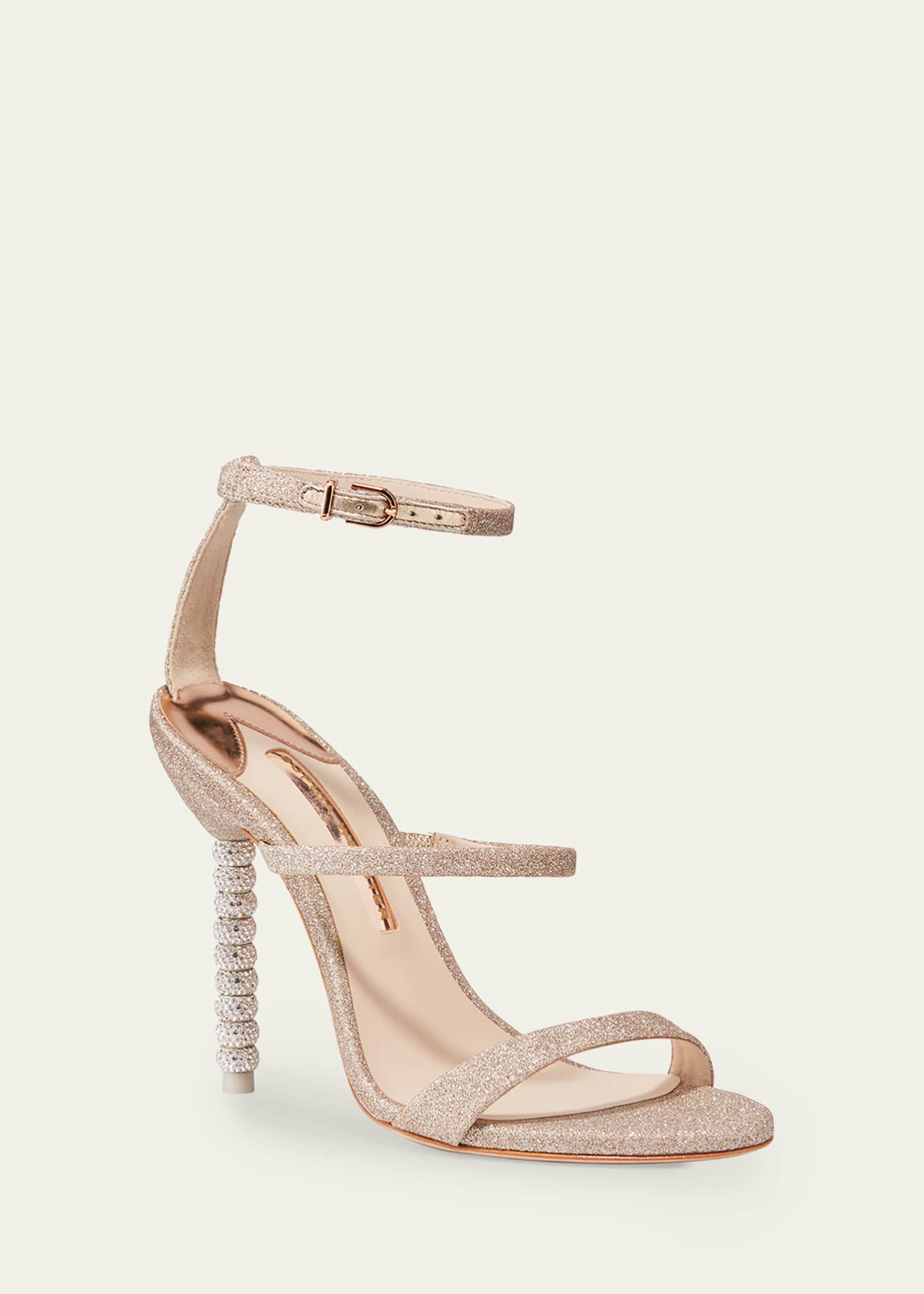 Sophia Webster Rosalind Glitter Sphere-Heel Sandals - Bergdorf Goodman
