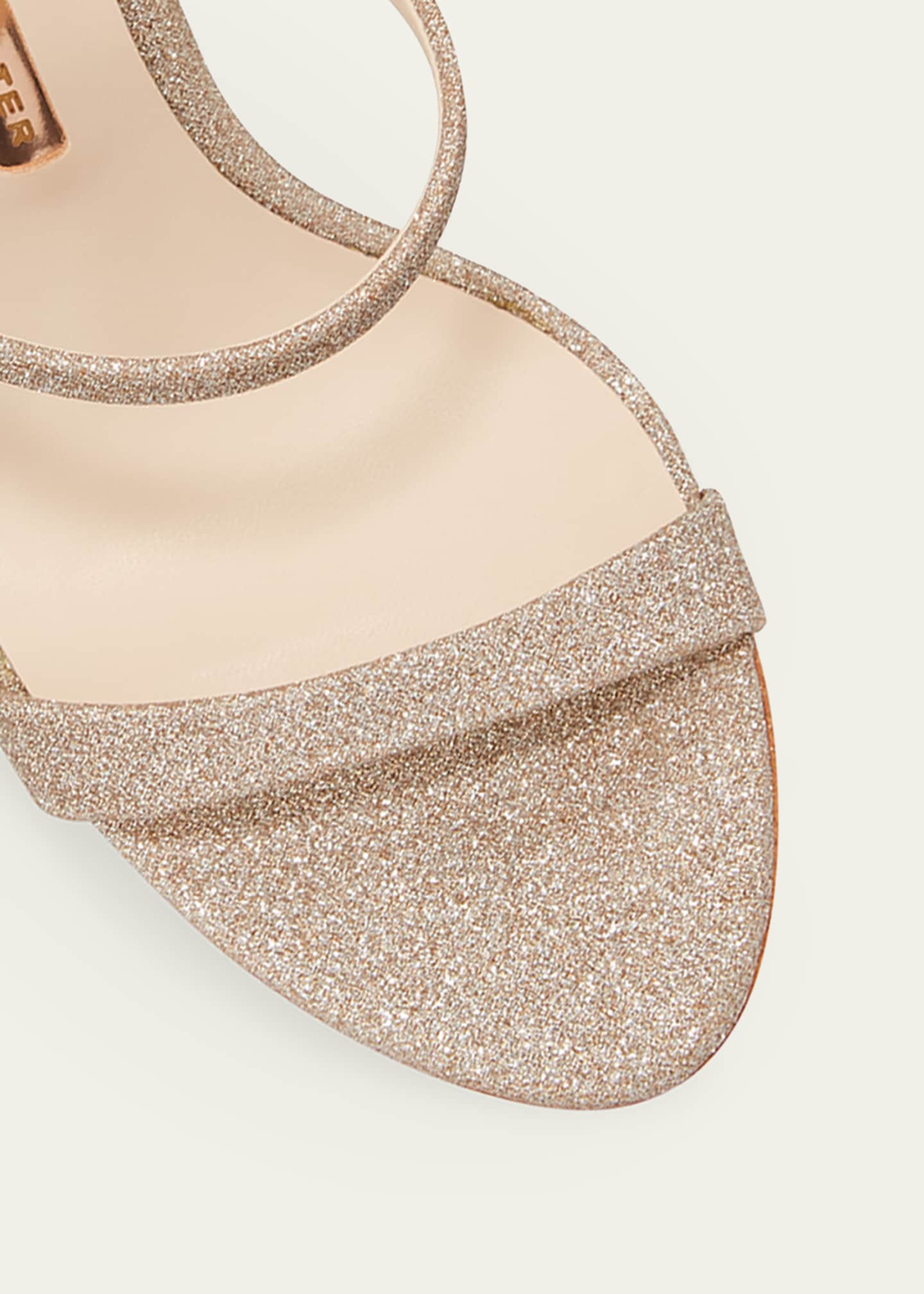 Sophia Webster Rosalind Glitter Sphere-Heel Sandals - Bergdorf Goodman