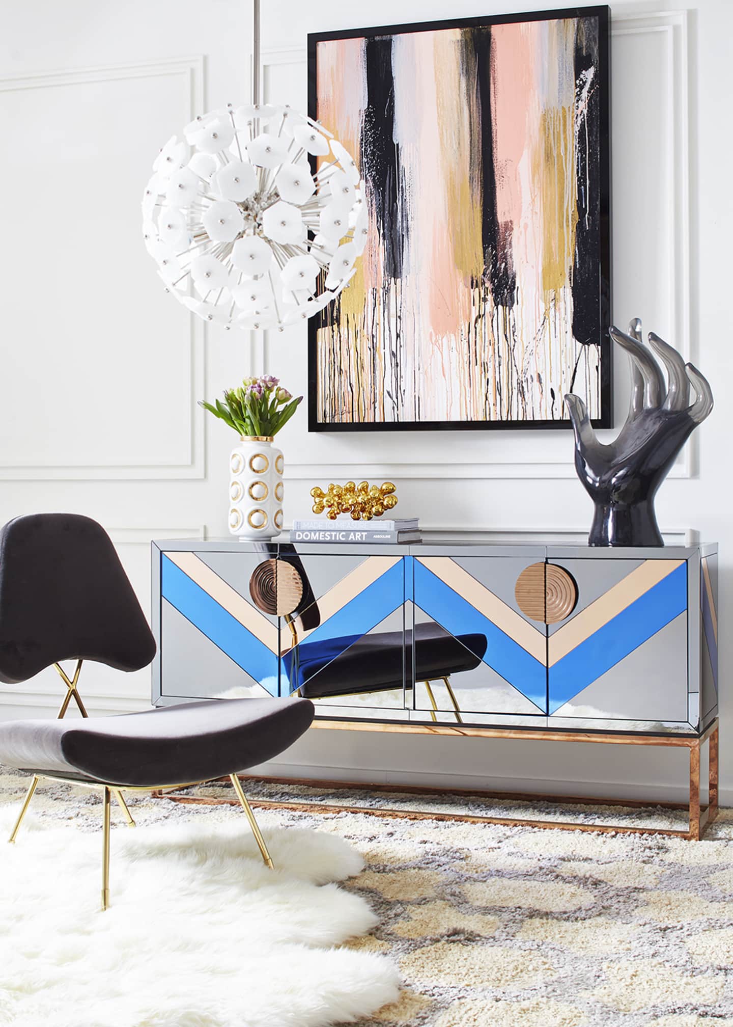 Jonathan Adler Acrylic Giant Hand Sculpture - Bergdorf Goodman