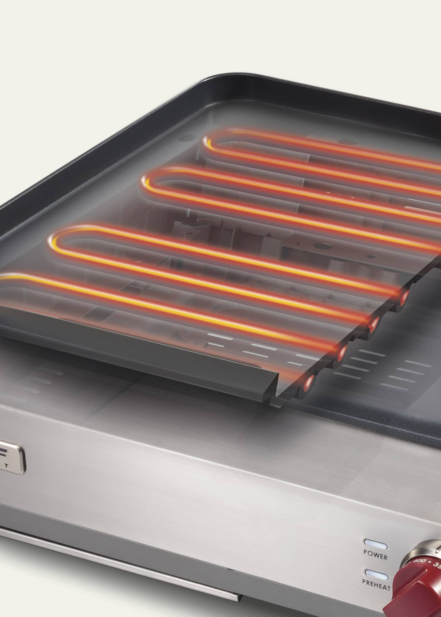 Wolf Gourmet Stainless Steel Electric Griddle with Vented Lid ...