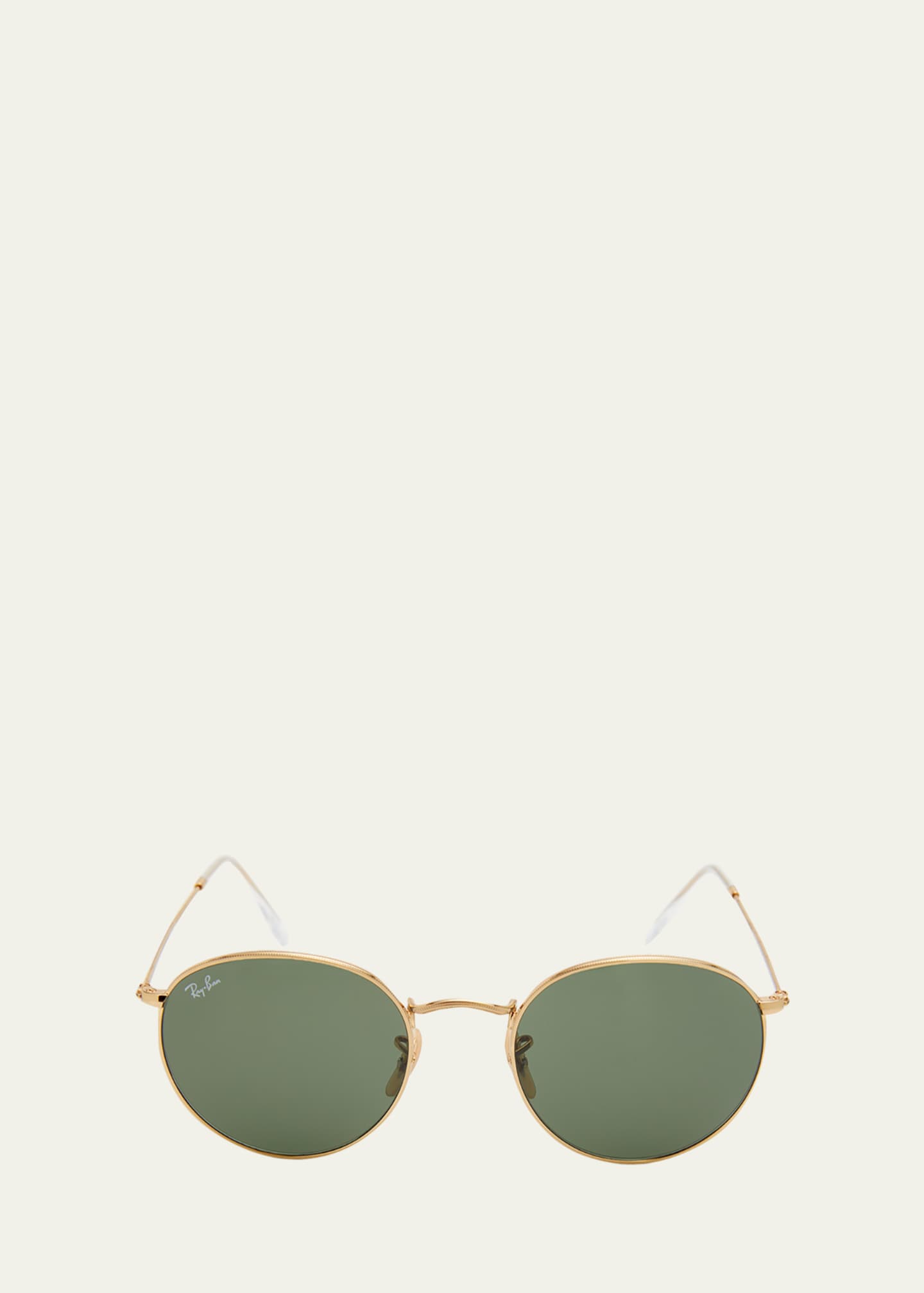 Ray-Ban Round Monochromatic Metal Sunglasses - Bergdorf Goodman