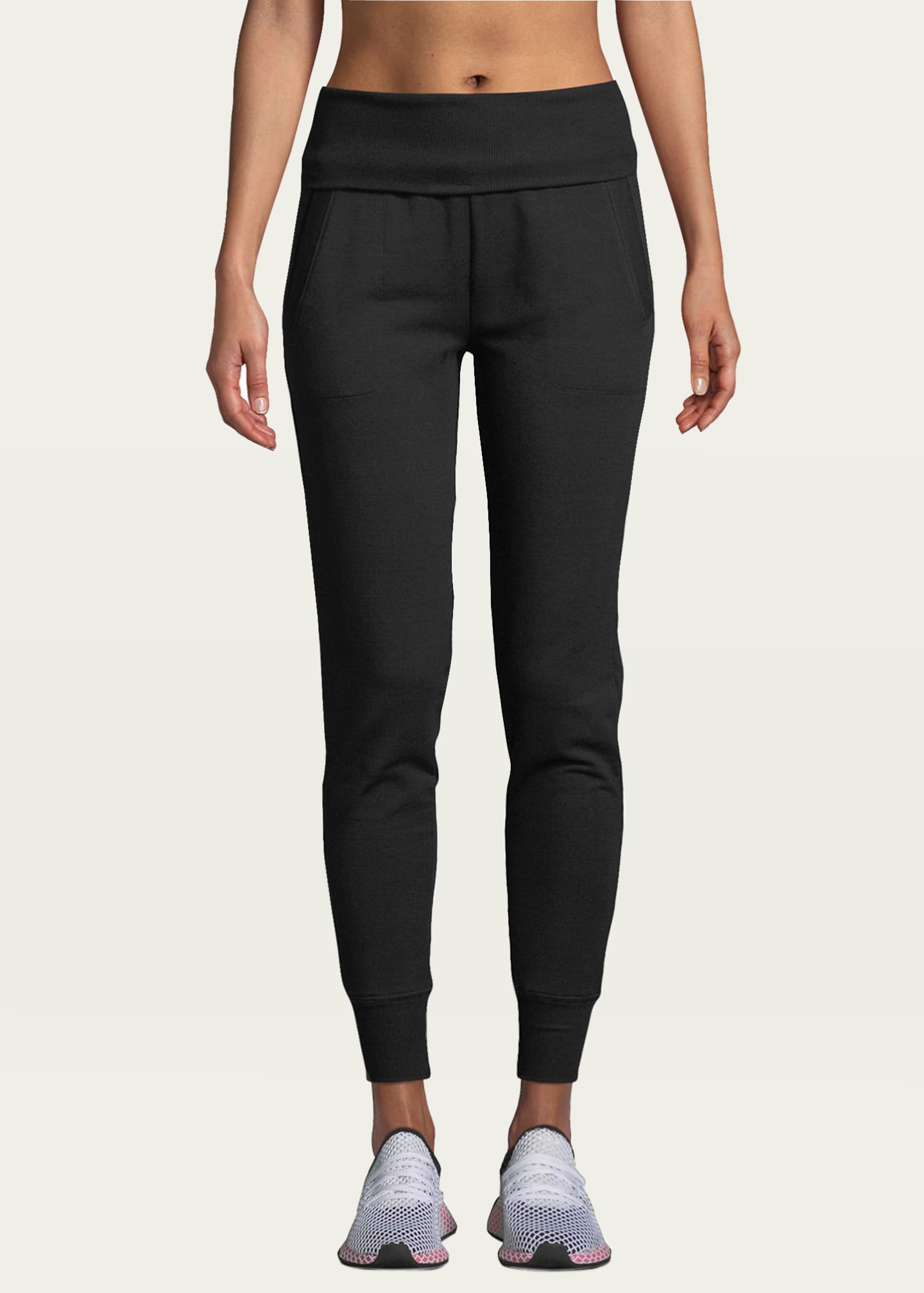 Beyond Yoga Cozy Fleece Fold-Over Jogger Sweatpants - Bergdorf Goodman