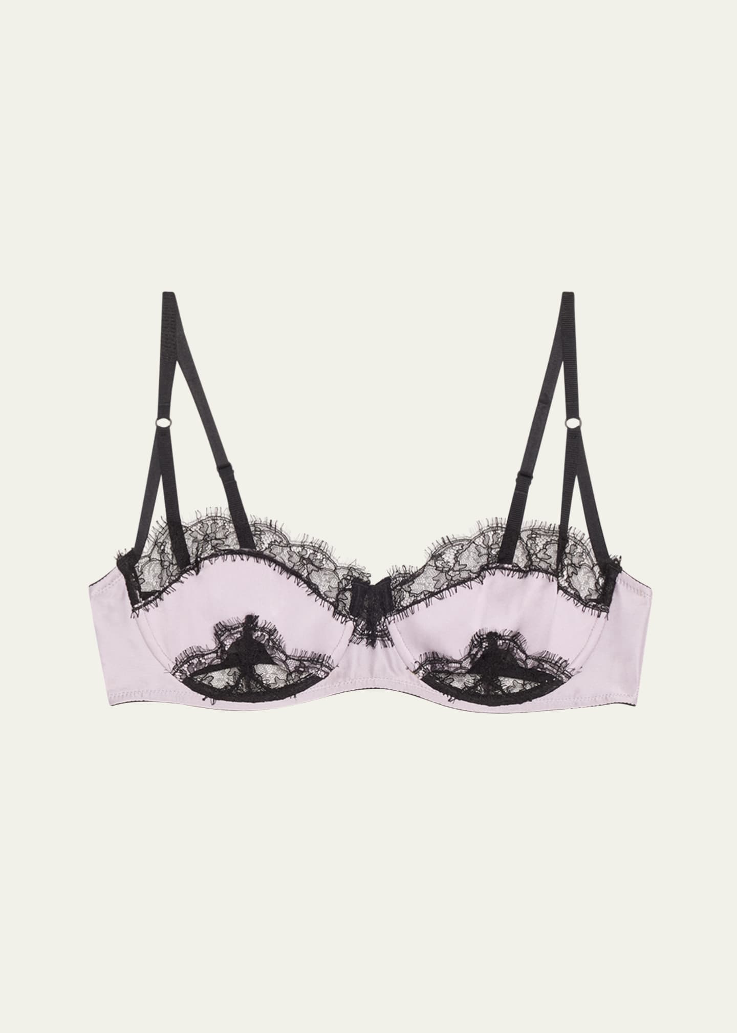 Kiki De Montparnasse Sensuel Lace-Trim Underwire Balconette Bra - Bergdorf Goodman