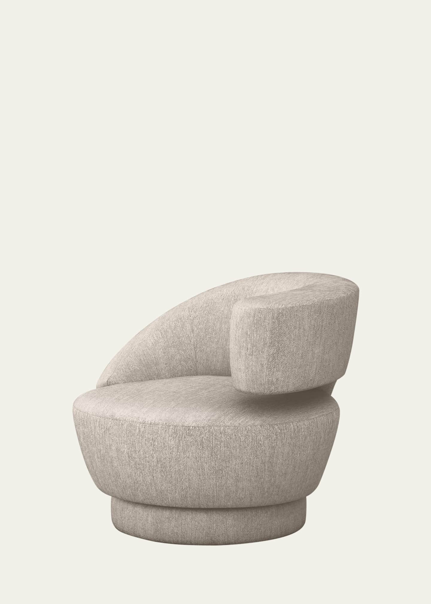 Interlude Home Arabella Right-Arm Swivel Chair - Bergdorf Goodman