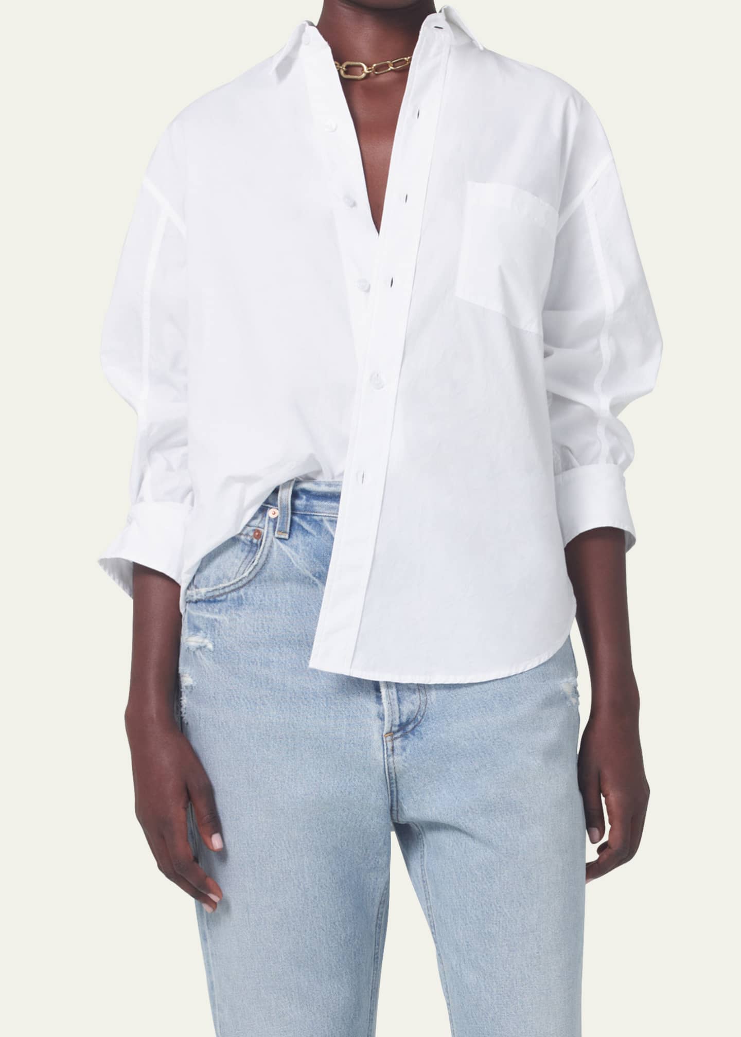 Citizens of Humanity Kayla Button-Front Shirt - Bergdorf Goodman