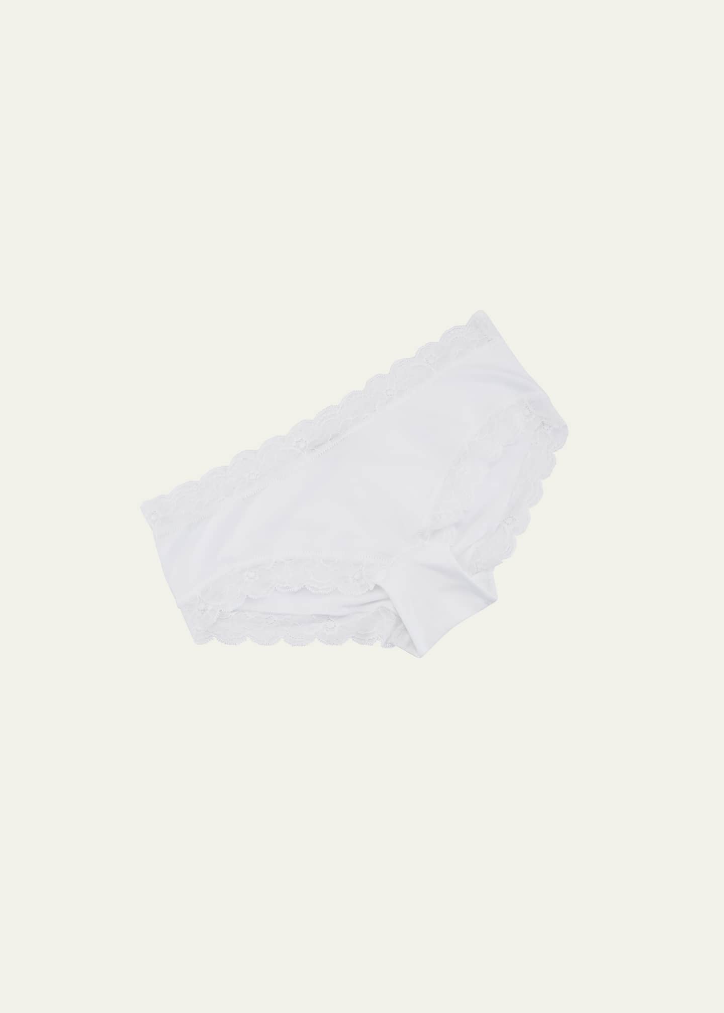 Hanro Cotton Lace Hipster Briefs - Bergdorf Goodman