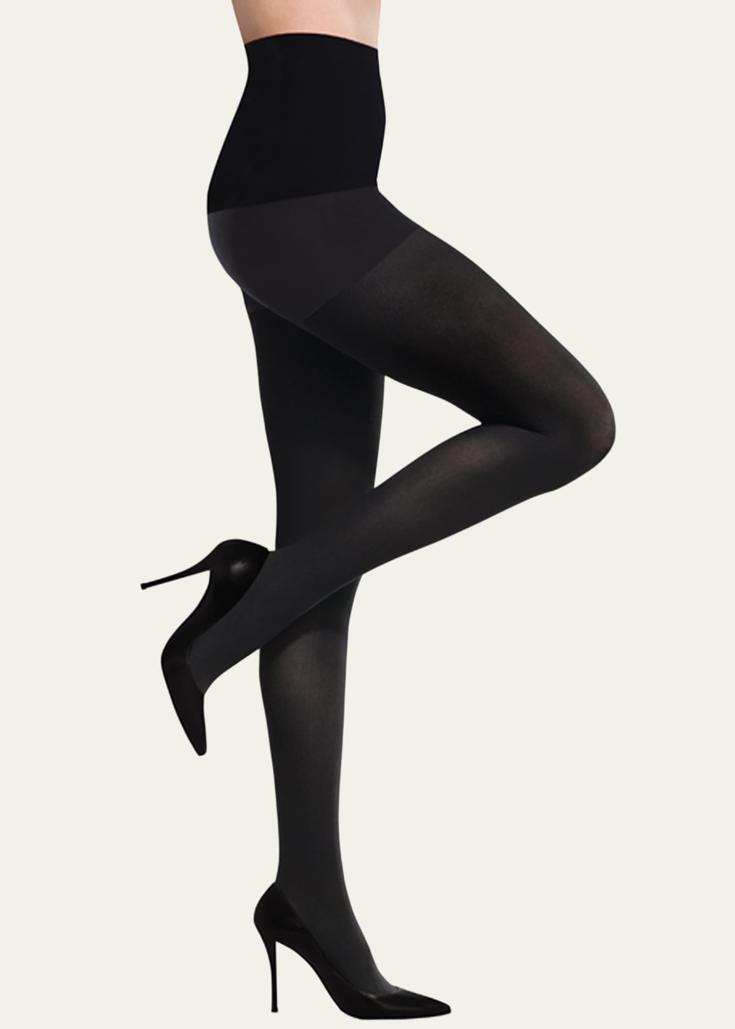 Commando Ultimate Opaque Control Tights, Black - Bergdorf Goodman