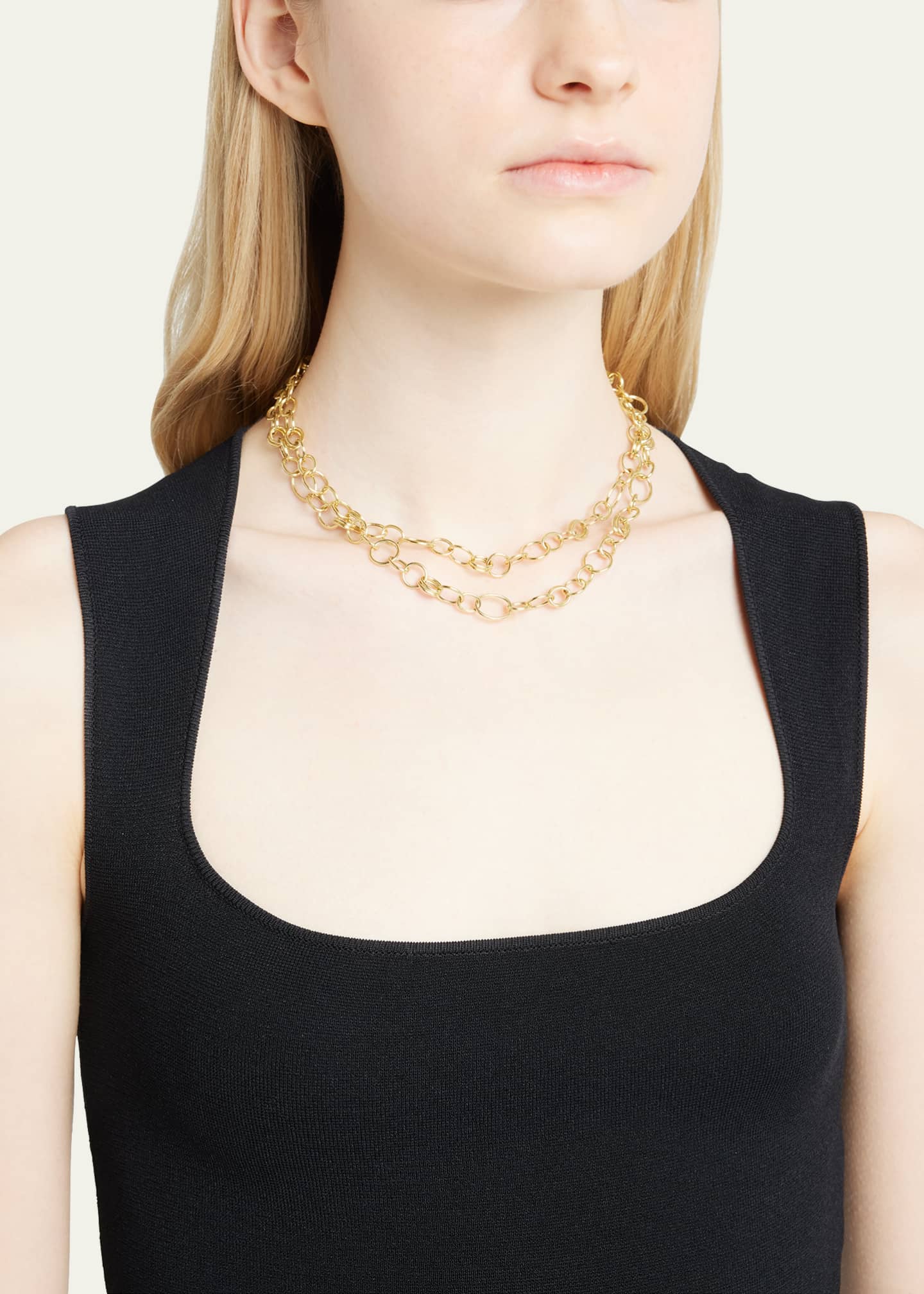 Ippolita Long Smooth Chain Necklace in 18K Gold - Bergdorf Goodman