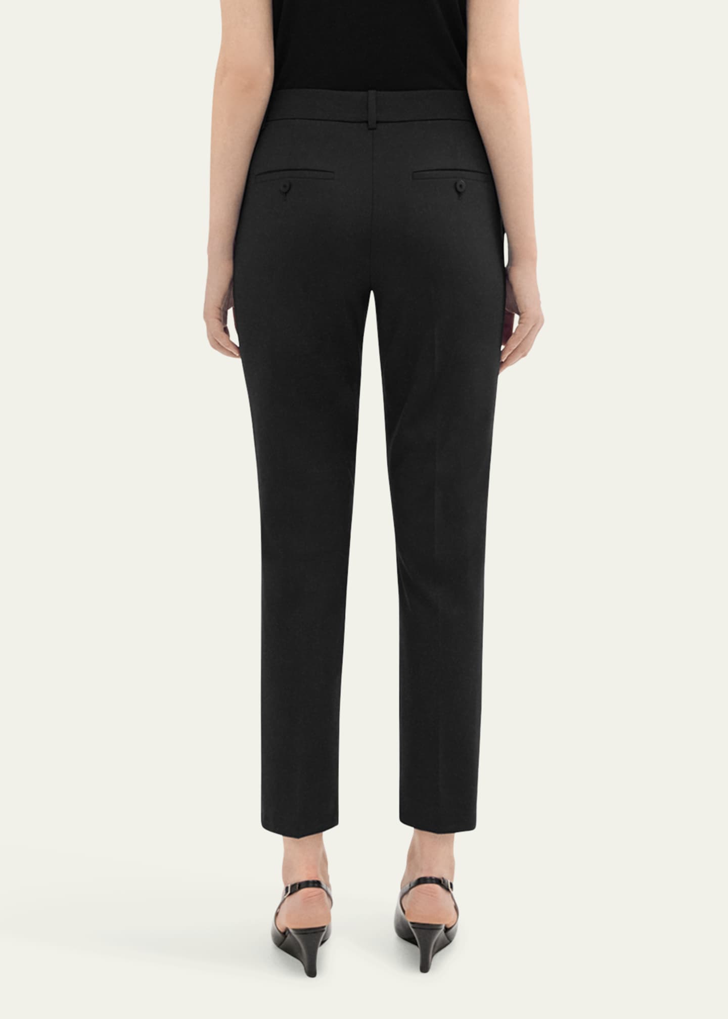 Theory Treeca Wool Pants - Bergdorf Goodman