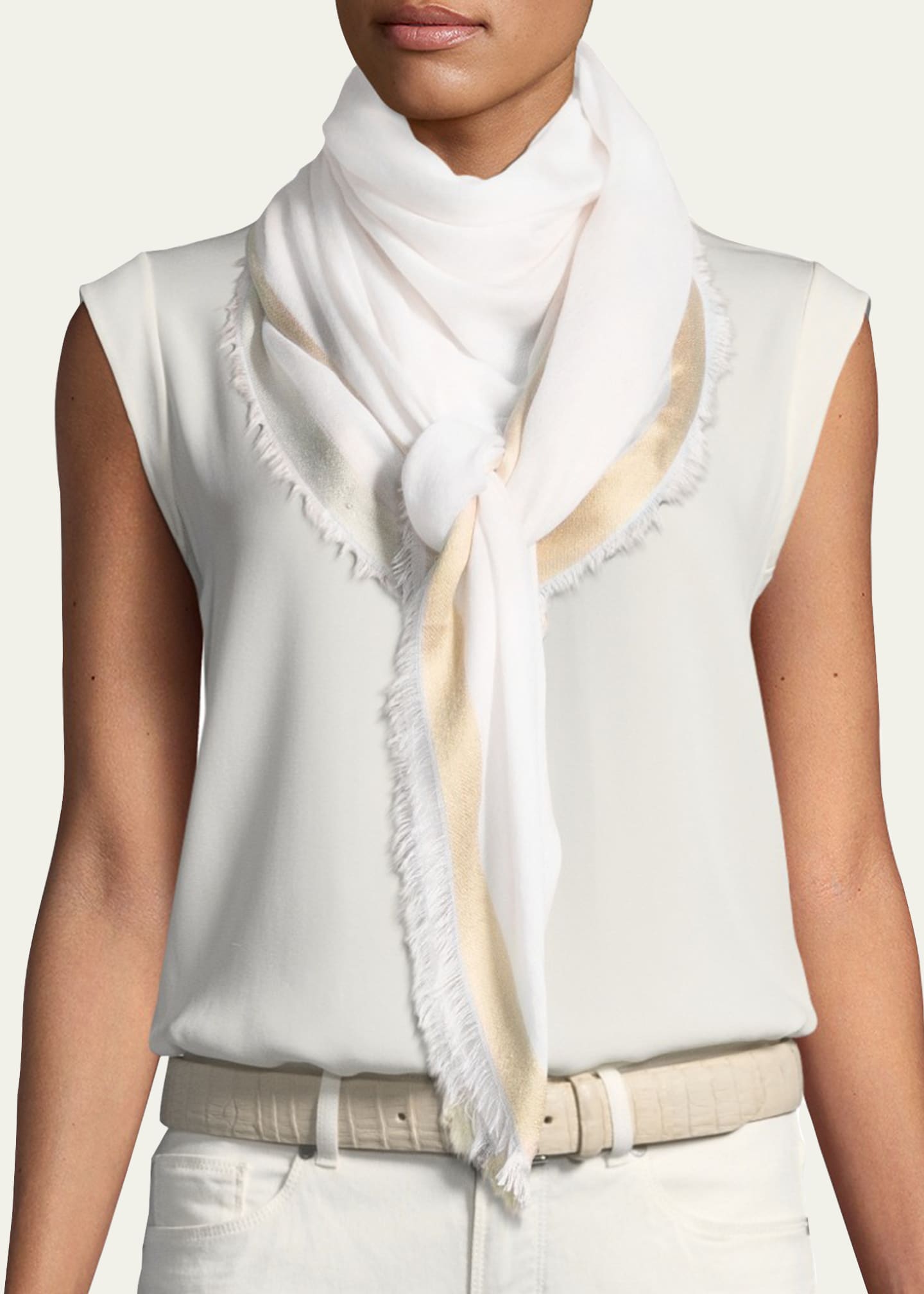 Loro Piana Soffio Rain Cashmere & Silk Scarf - Bergdorf Goodman