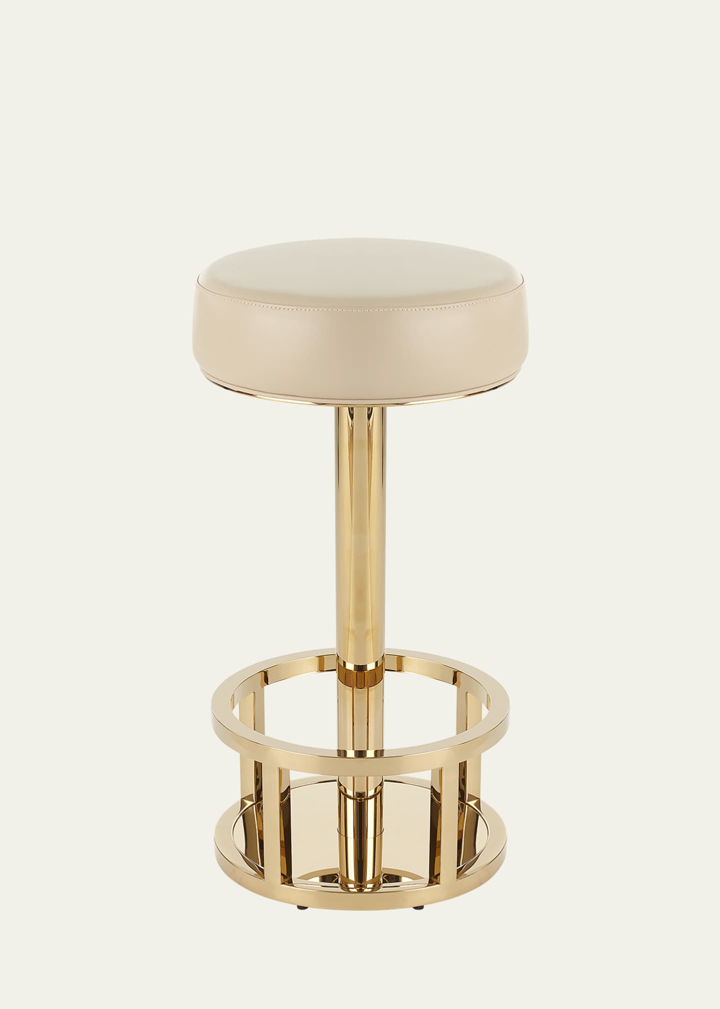 Interlude Home Drake Swivel Counter Stool, 26" - Bergdorf Goodman