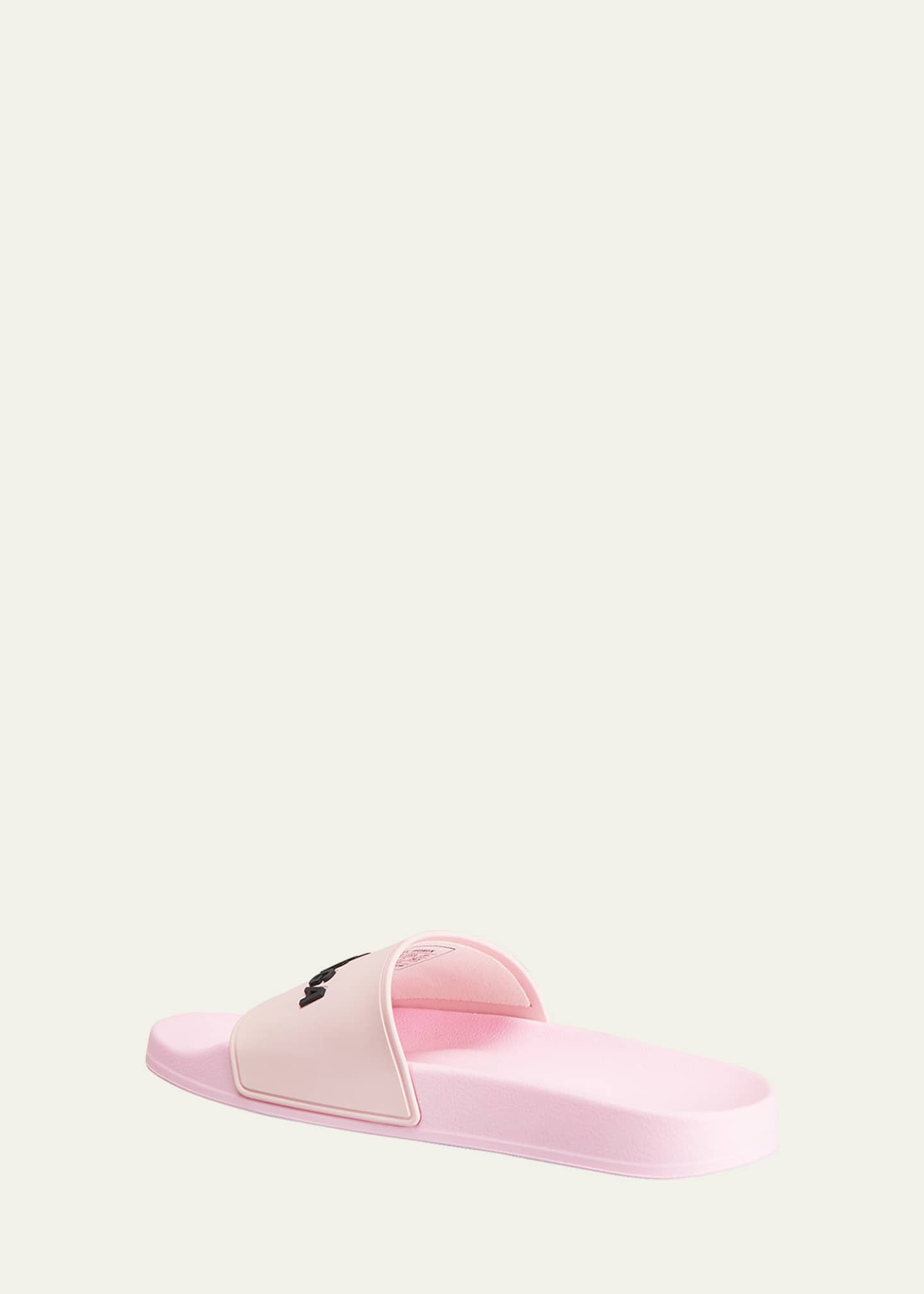 Balenciaga Logo Rubber Pool Slides - Bergdorf Goodman
