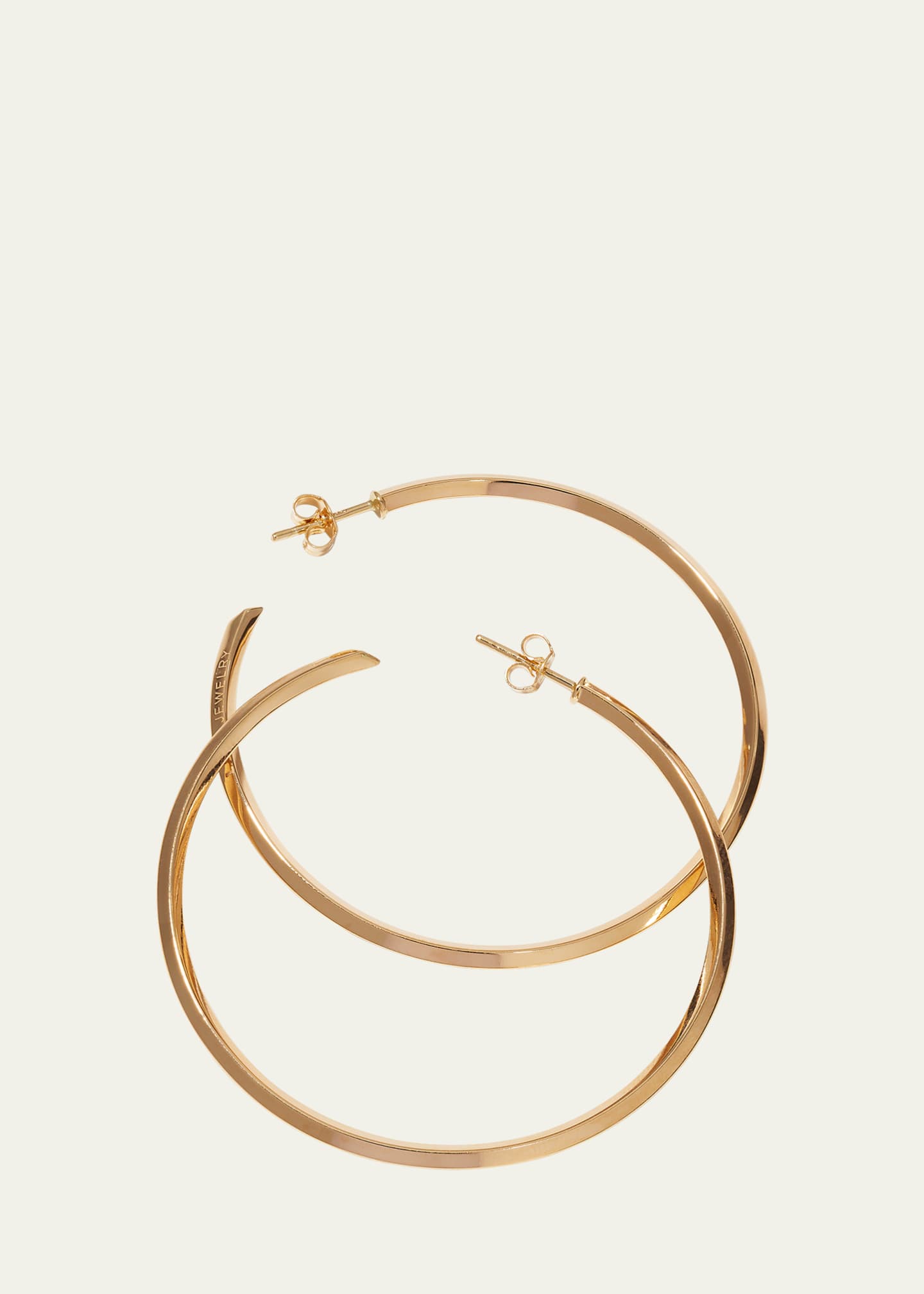 Lana 45mm 14K Gold Thin Pointed Royale Hoops - Bergdorf Goodman