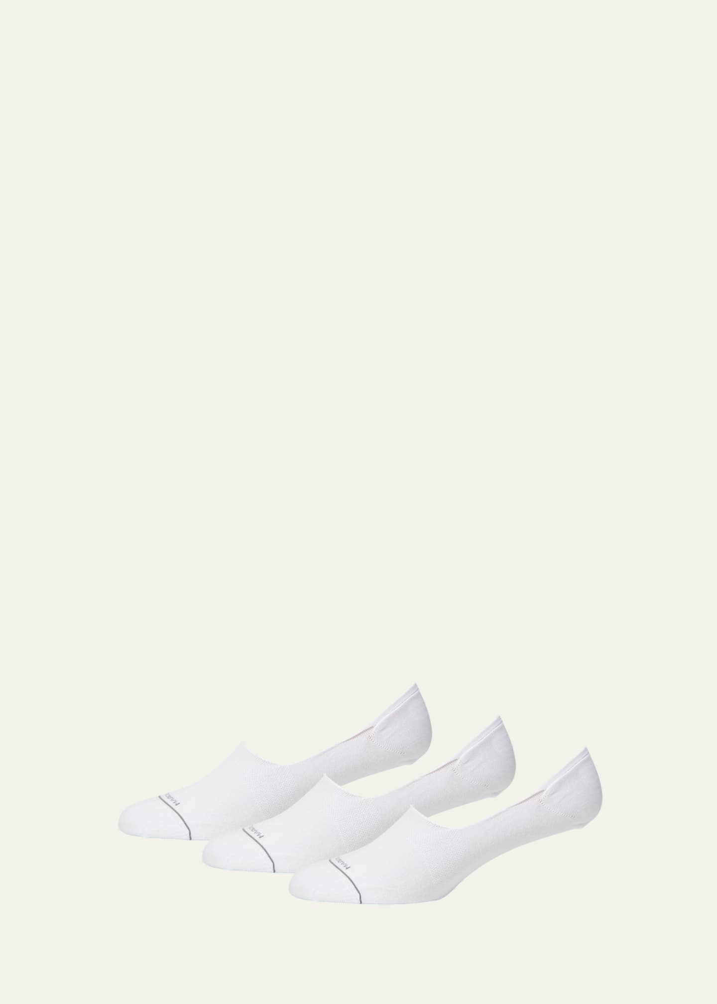 Marcoliani Men's Invisible Touch 3-Pack No-Show Cotton Socks - Bergdorf ...