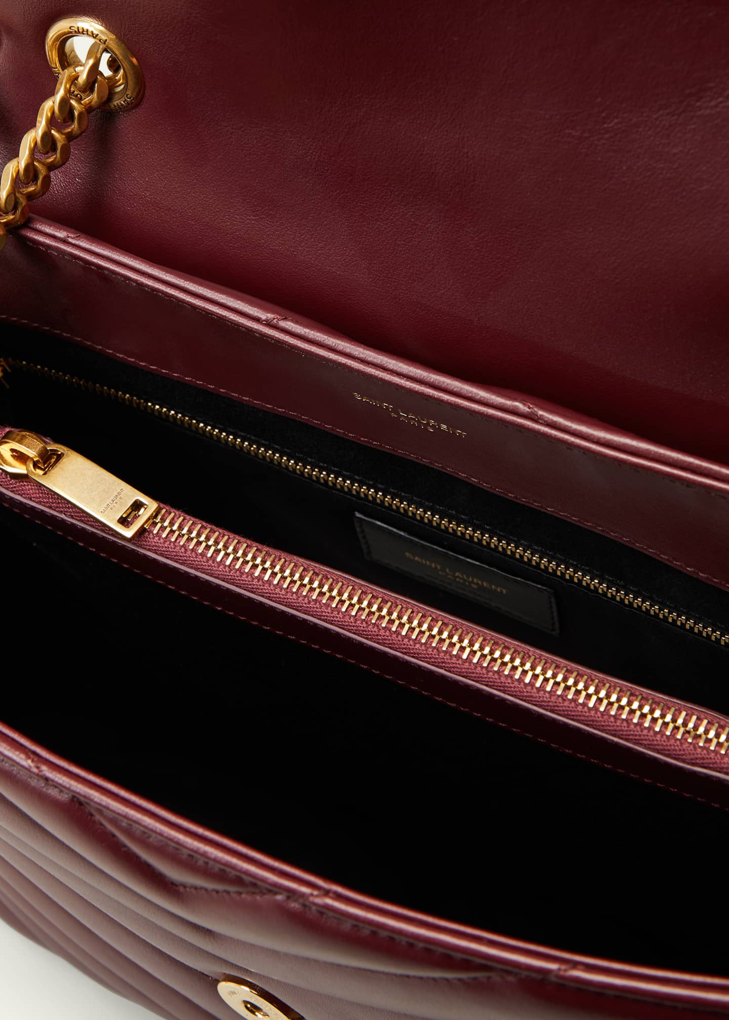 Saint Laurent Loulou Medium YSL Shoulder Bag in Quilted Leather ...