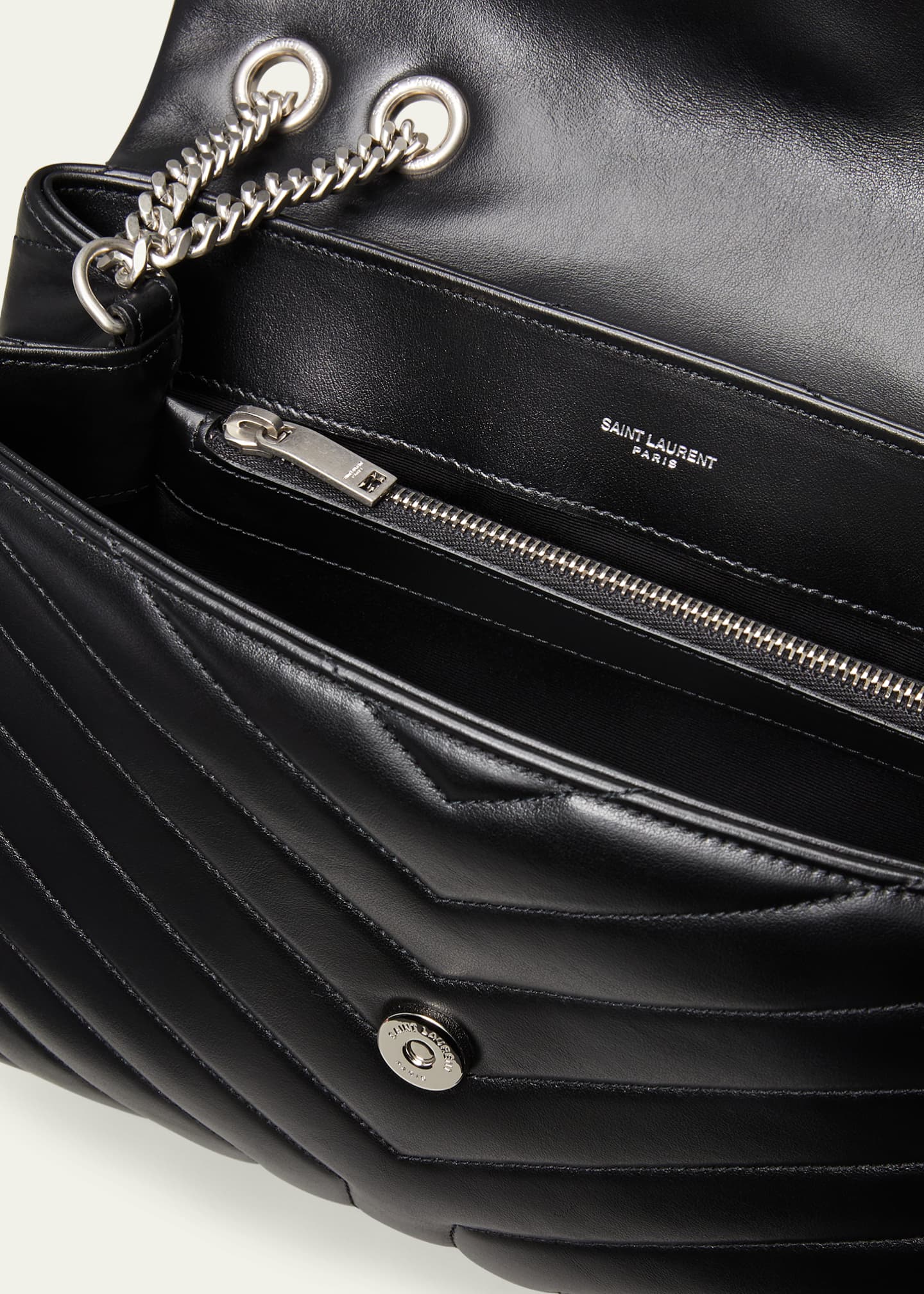 Saint Laurent Loulou Medium YSL Shoulder Bag in Quilted Leather ...