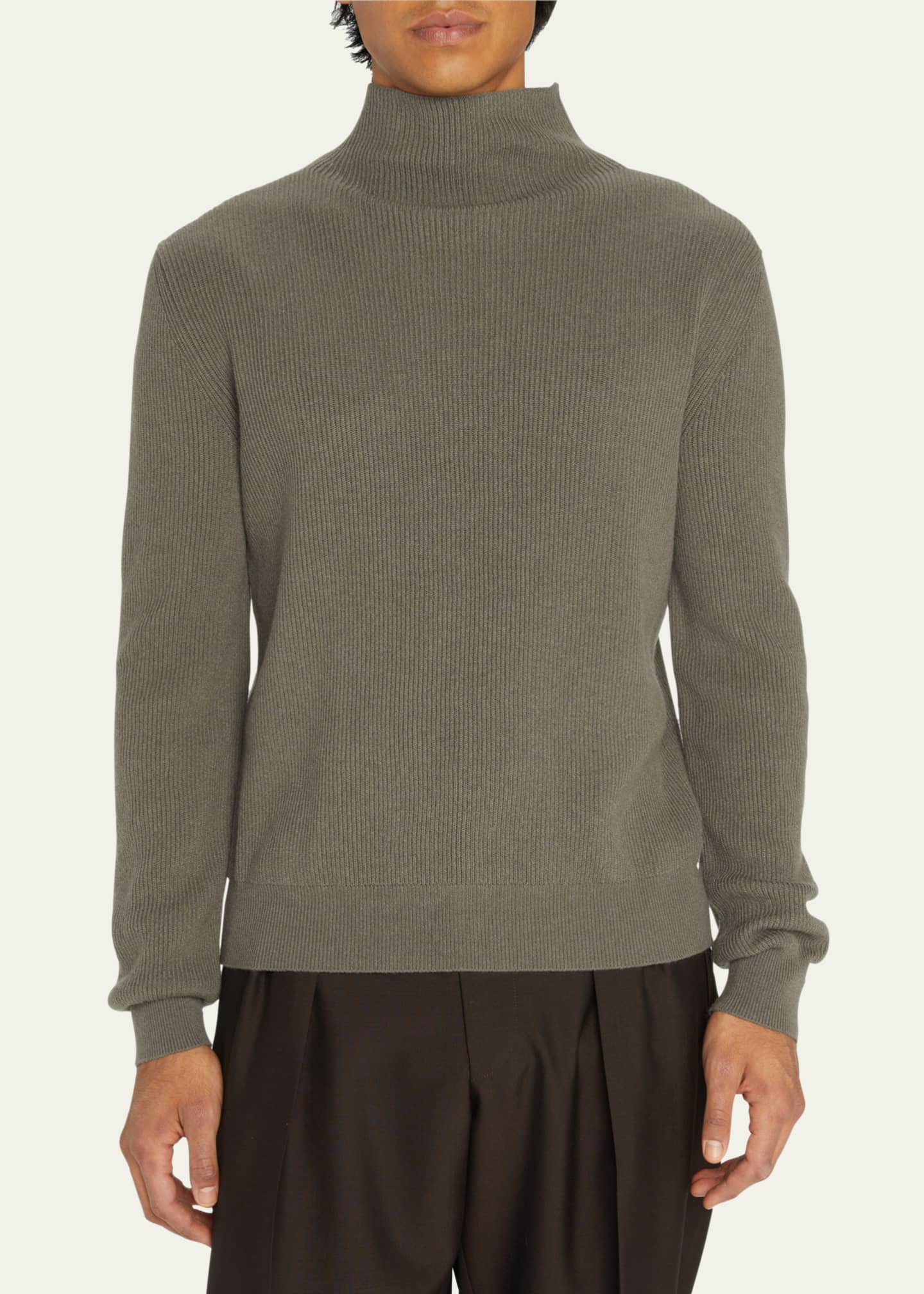 THE ROW Men's Daniel Roll-Neck Cashmere Sweater - Bergdorf Goodman