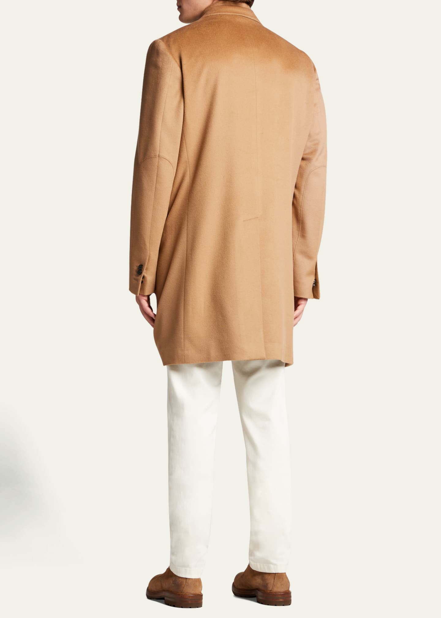 Corneliani Men's ID Top Coat w/ Removable Dickey - Bergdorf Goodman