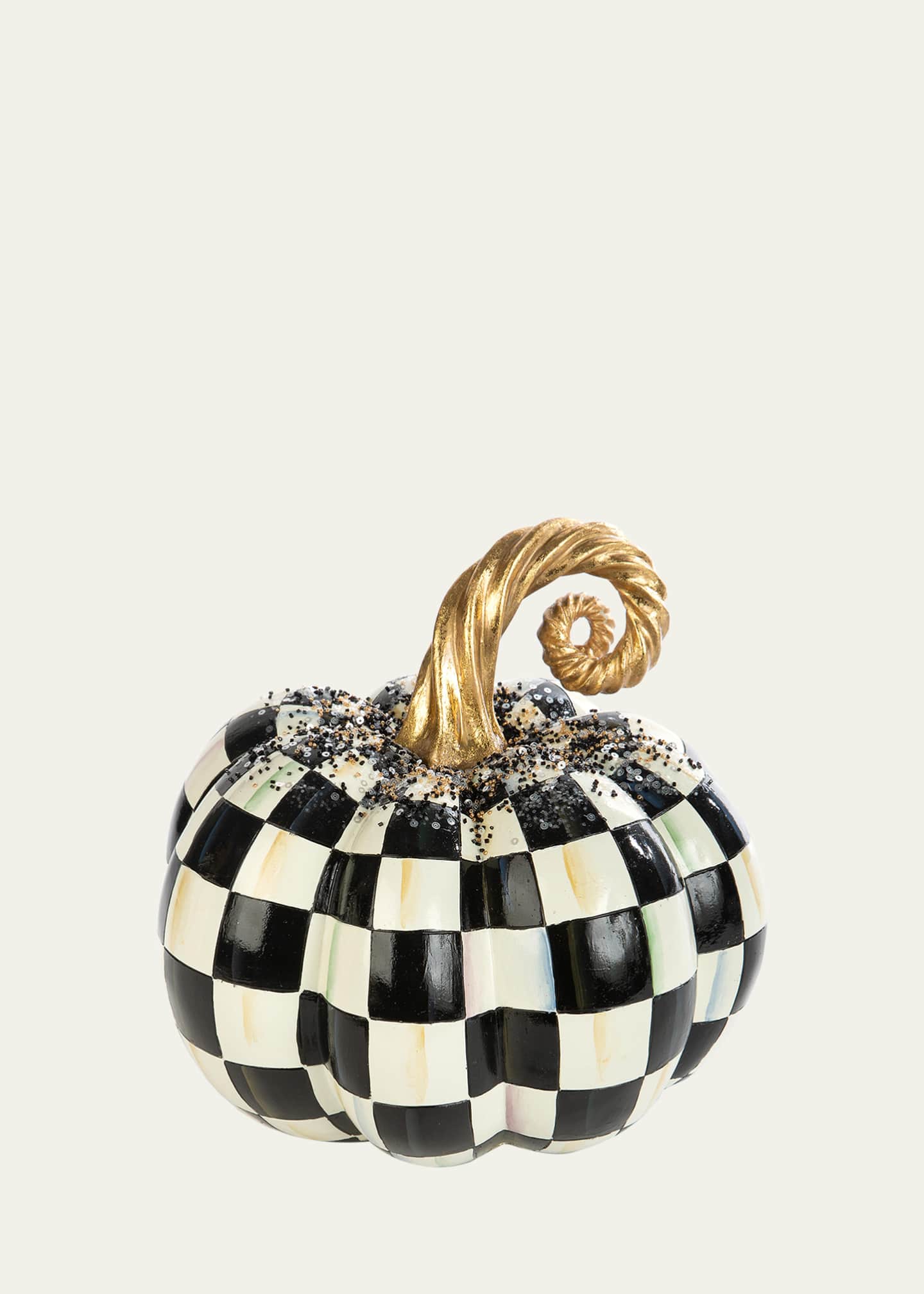 MacKenzie-Childs Beaded Check Medium Pumpkin - Bergdorf Goodman