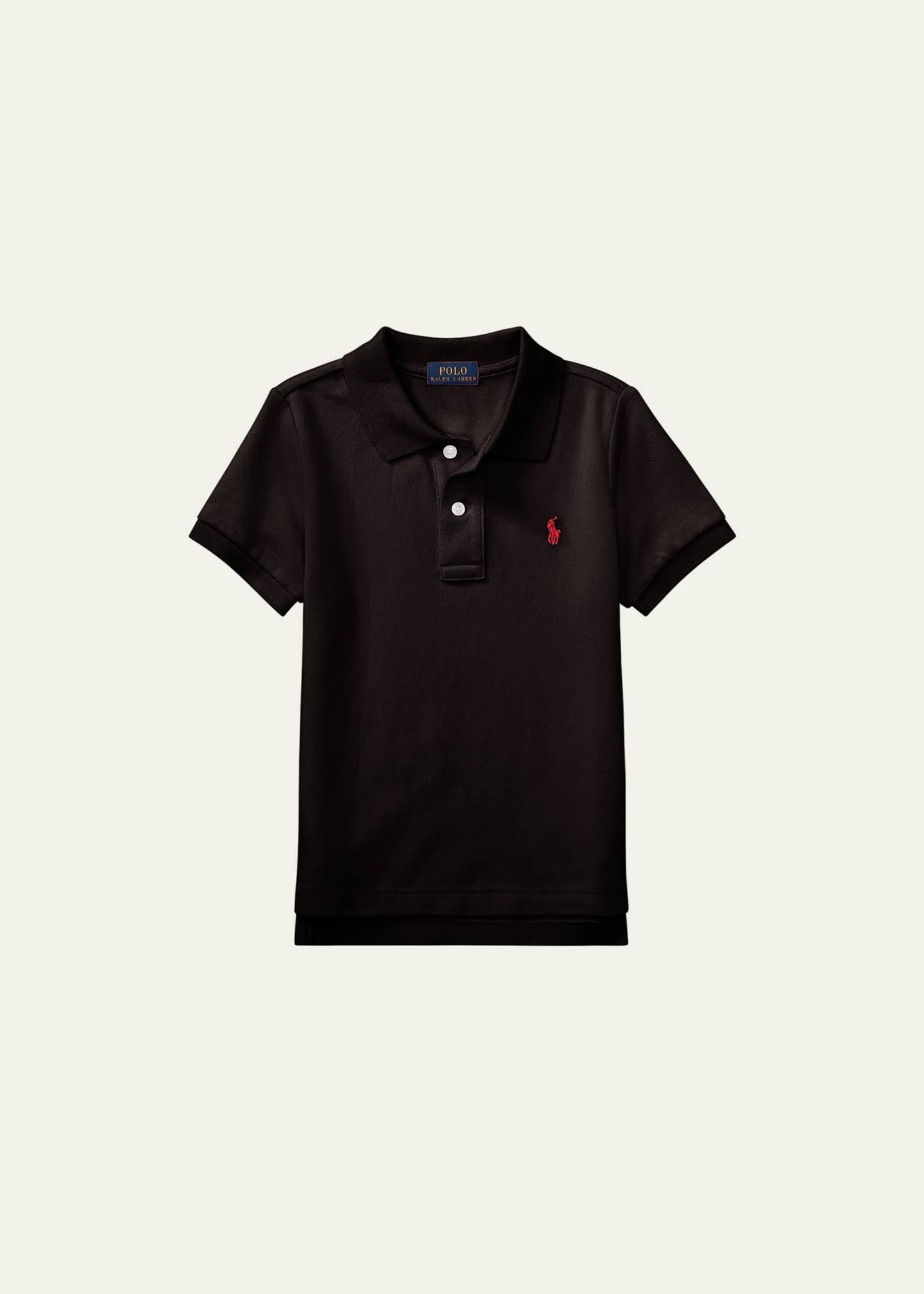 Ralph Lauren Childrenswear Boy's Short-Sleeve Logo Embroidery Polo ...