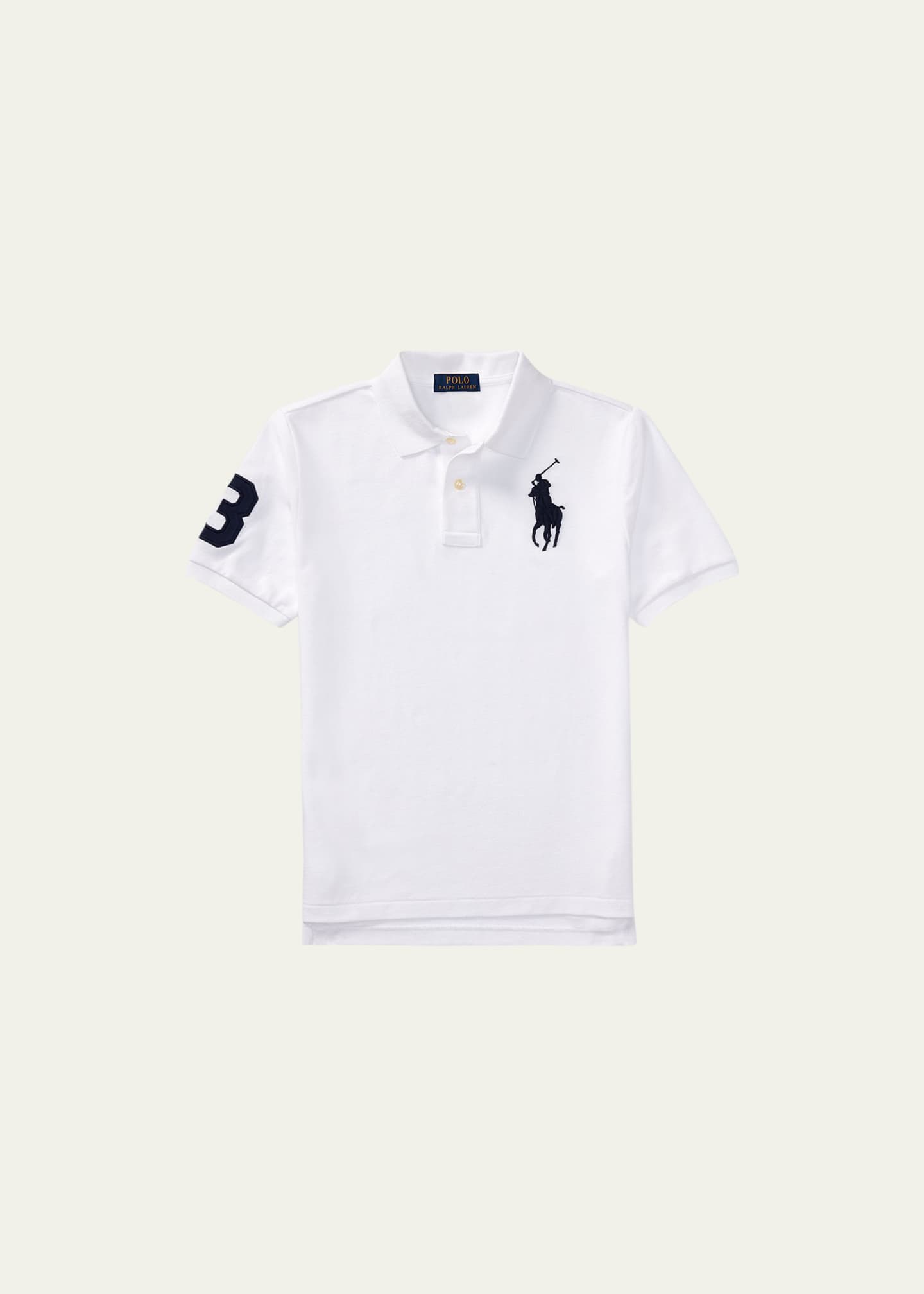 Polo Ralph Lauren Boy's Big Pony Mesh Knit Polo, Size S-XL - Bergdorf ...