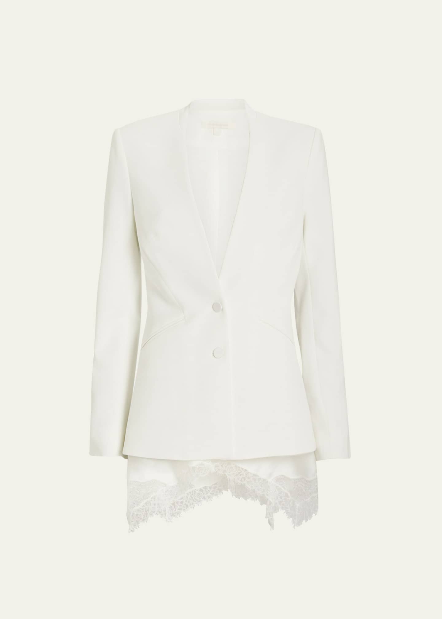 SIMKHAI Crepe Combo Basque Jacket - Bergdorf Goodman