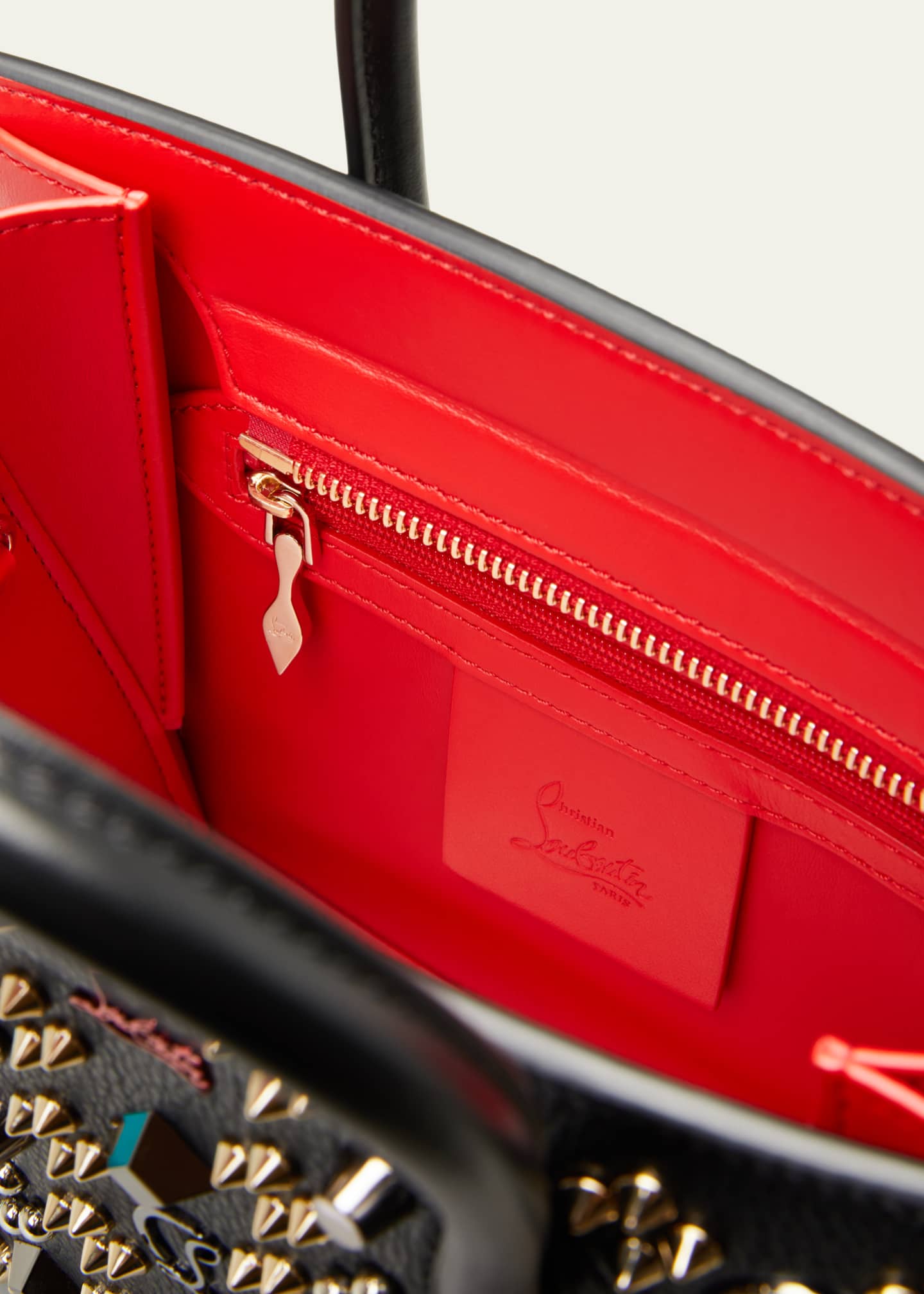 Christian Louboutin Paloma Mini in Leather with Loubinthesky Spikes ...