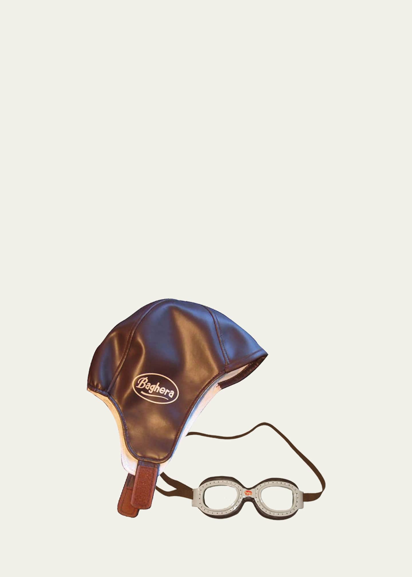 Baghera Racing Set w/ Aviator Goggles & Helmet - Bergdorf Goodman