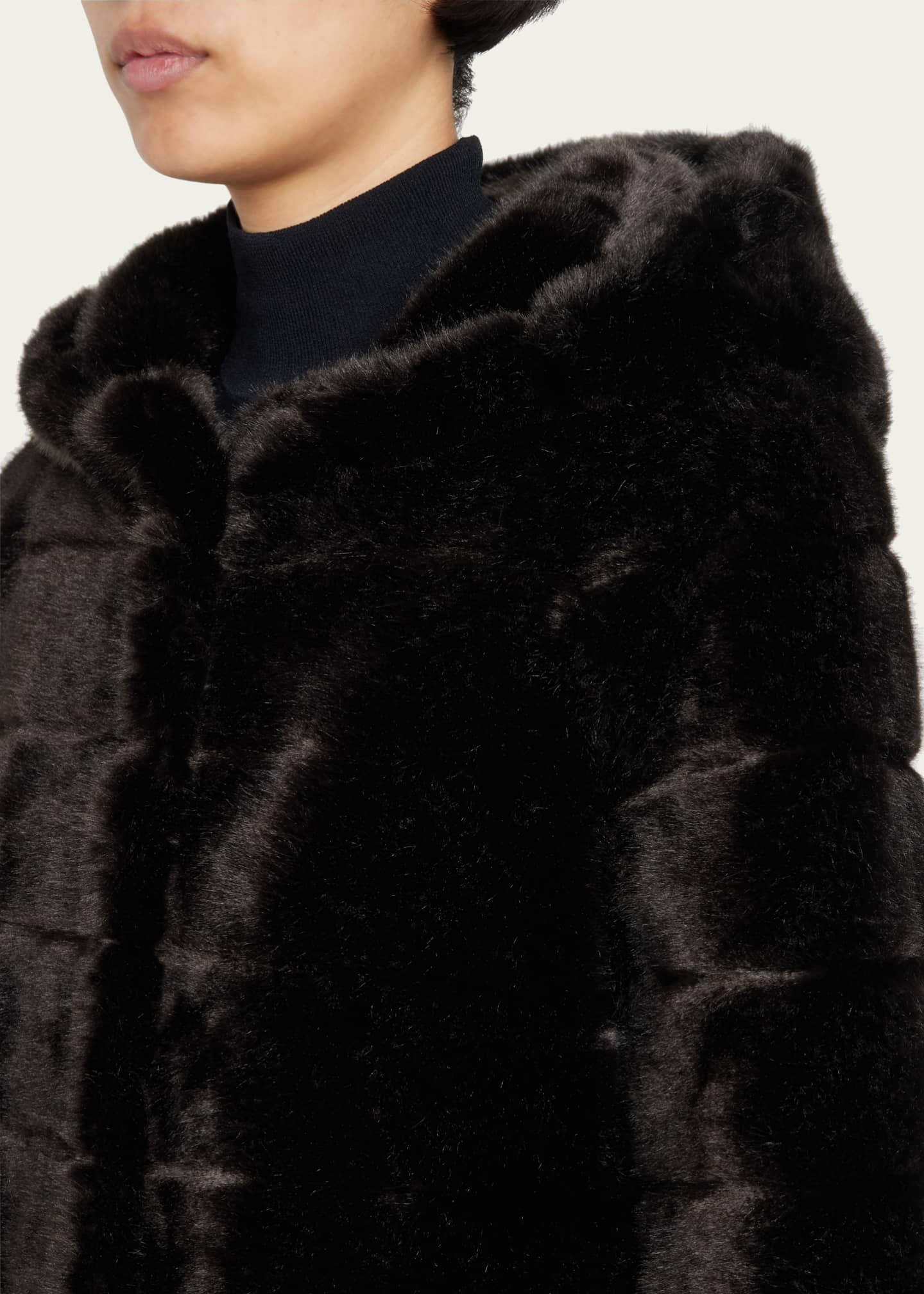 FAZ Oh My Deer Faux Fur Coat - Bergdorf Goodman