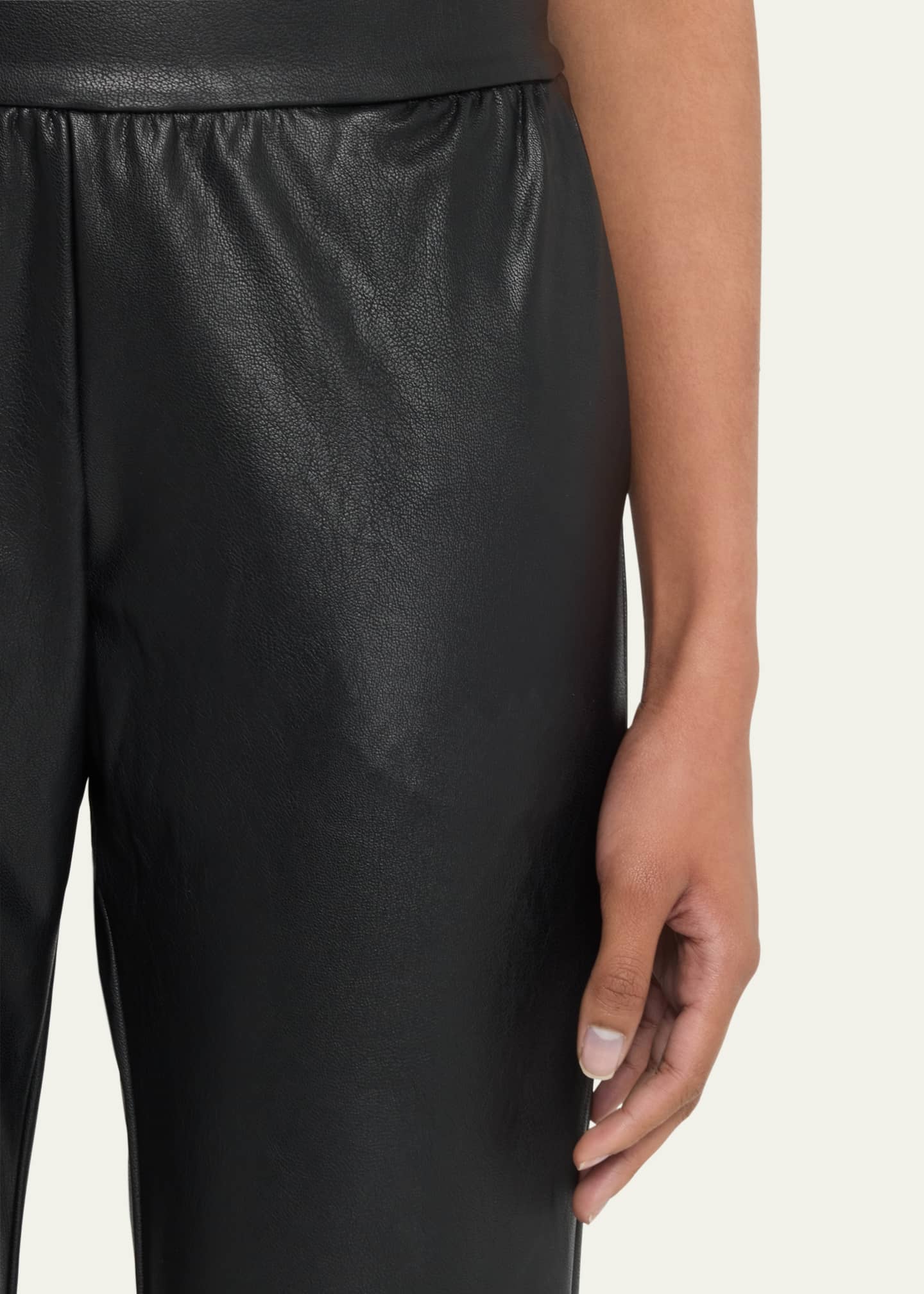 Commando Faux-Leather Jogger Pants - Bergdorf Goodman