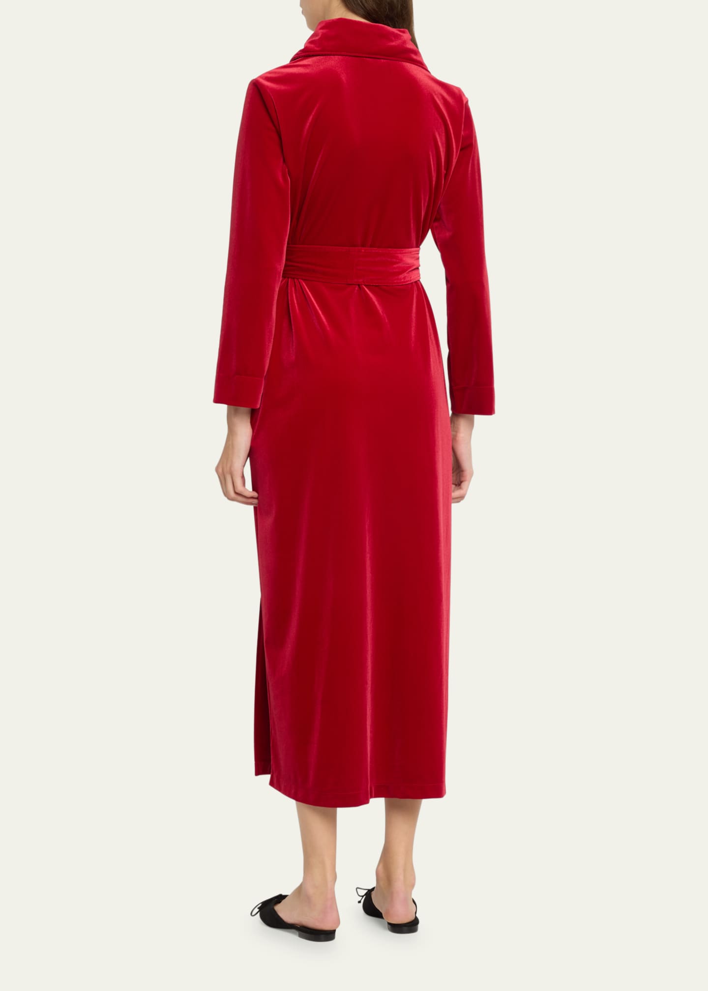 Natori Natalie Long Velvet Robe - Bergdorf Goodman