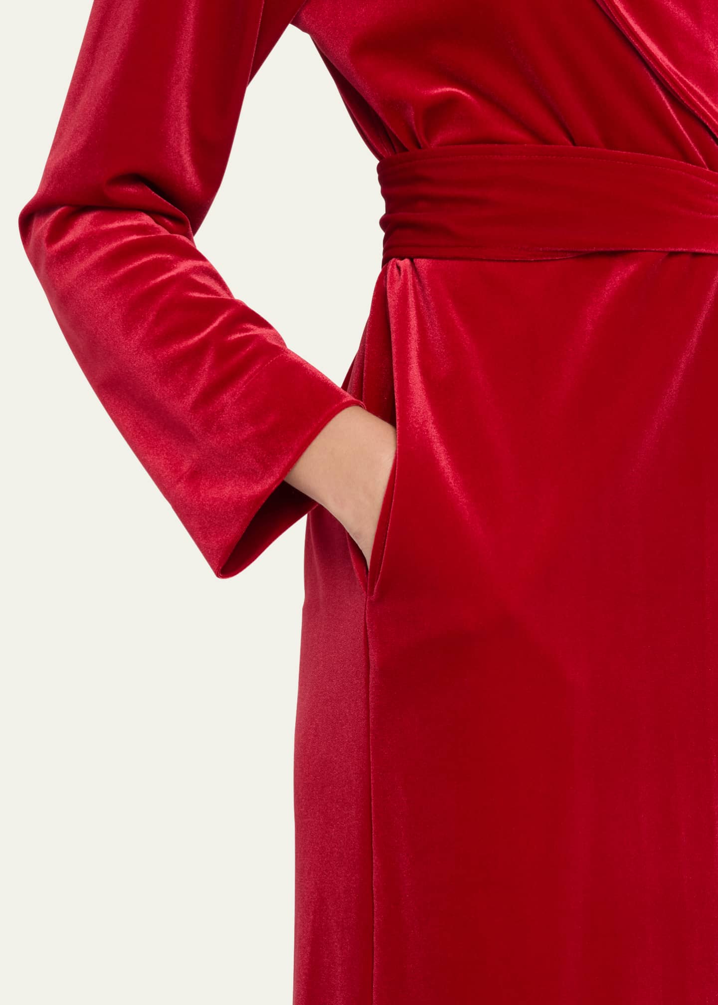 Natori Natalie Long Velvet Robe - Bergdorf Goodman