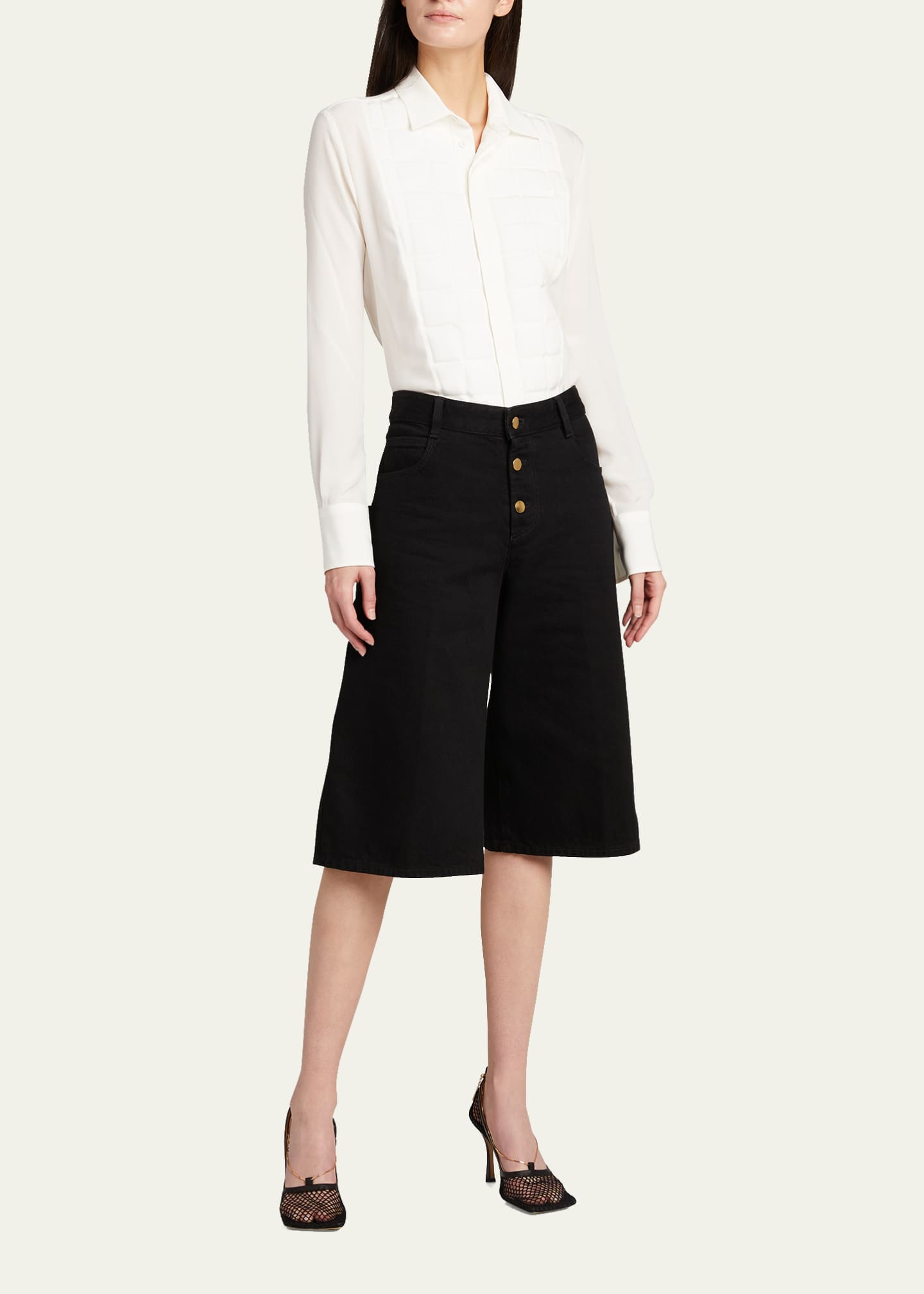 Bottega Veneta Stretch Pumps - Bergdorf Goodman