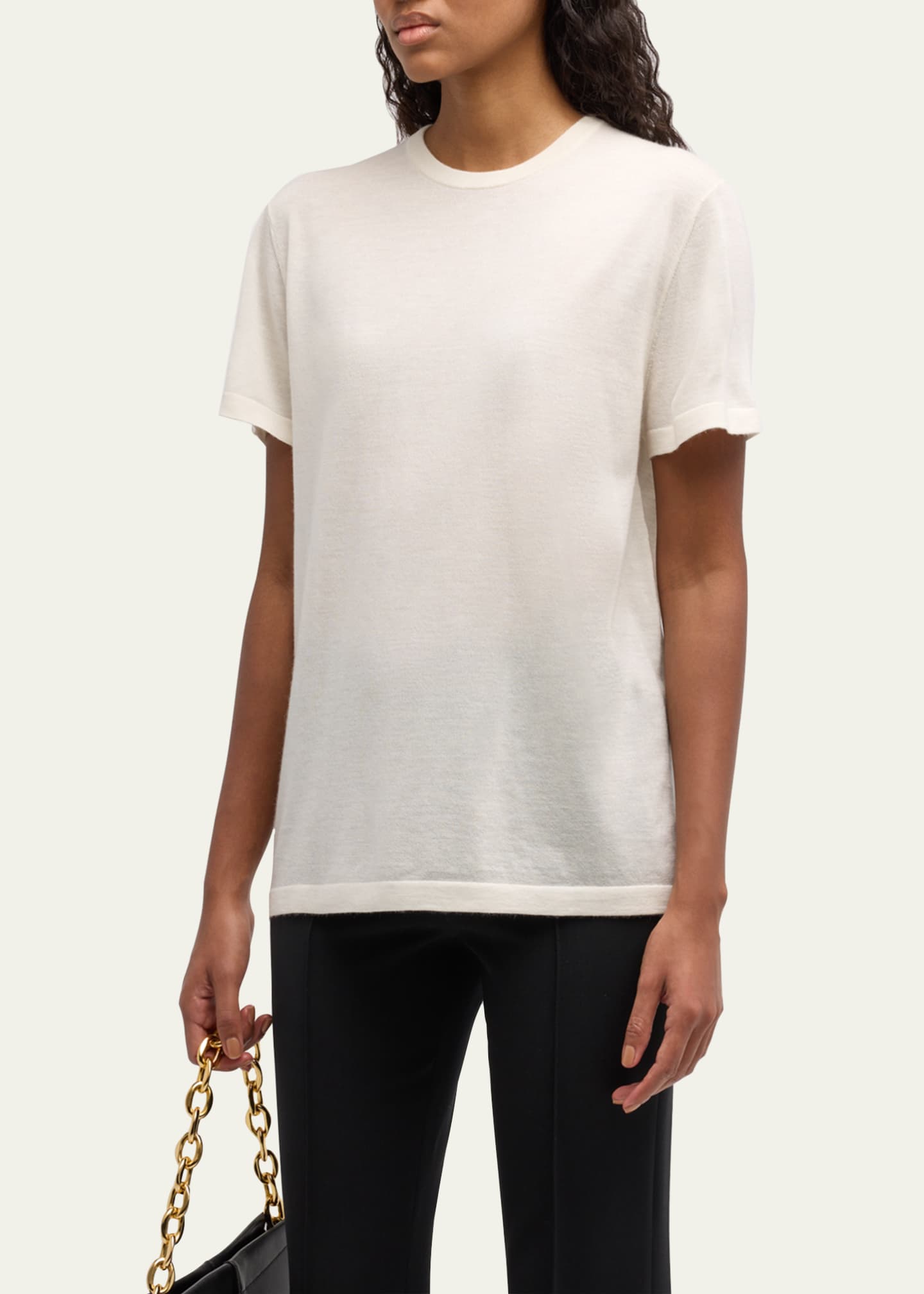 Co Cashmere Short-Sleeve T-Shirt - Bergdorf Goodman