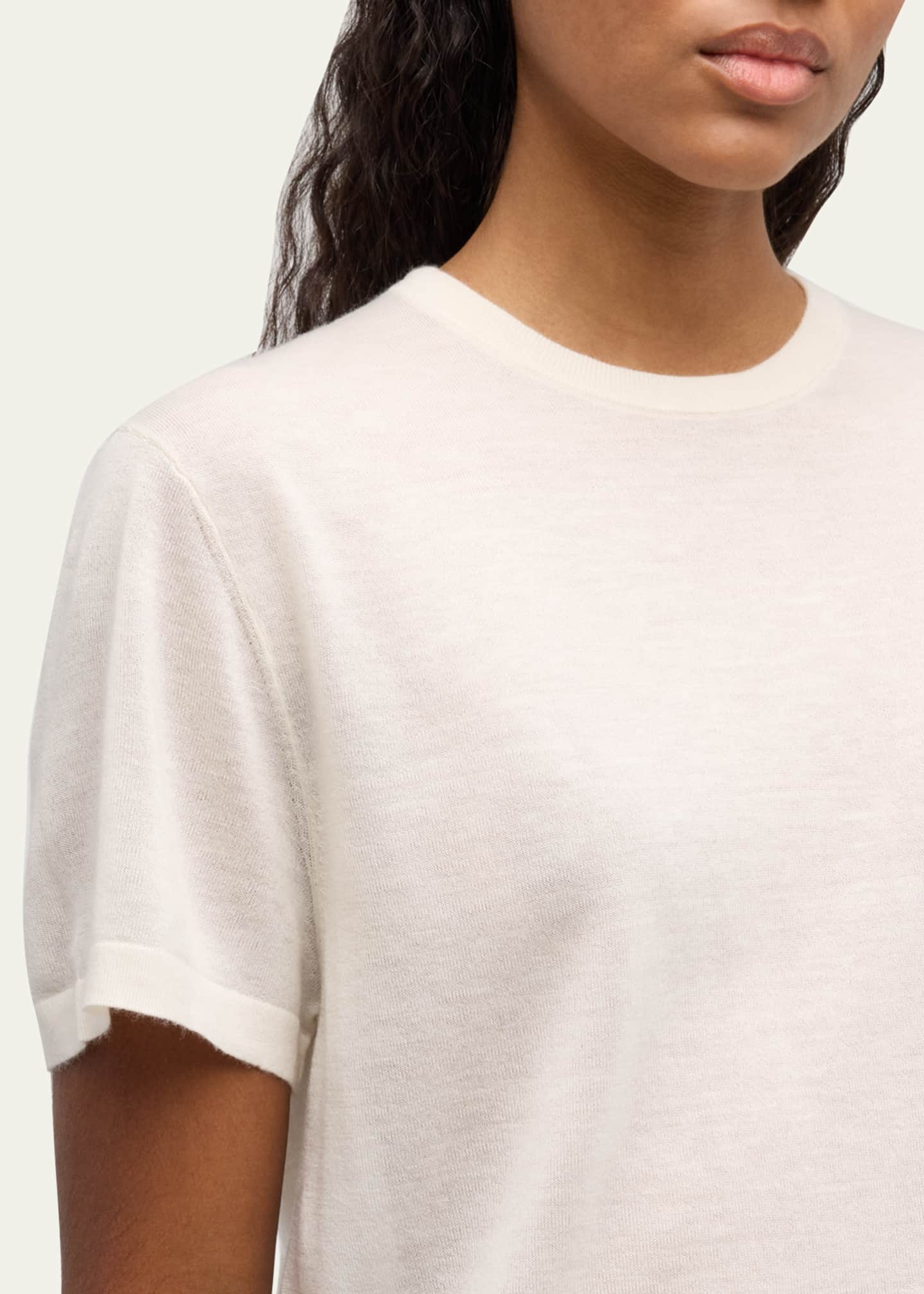 Co Cashmere Short-Sleeve T-Shirt - Bergdorf Goodman