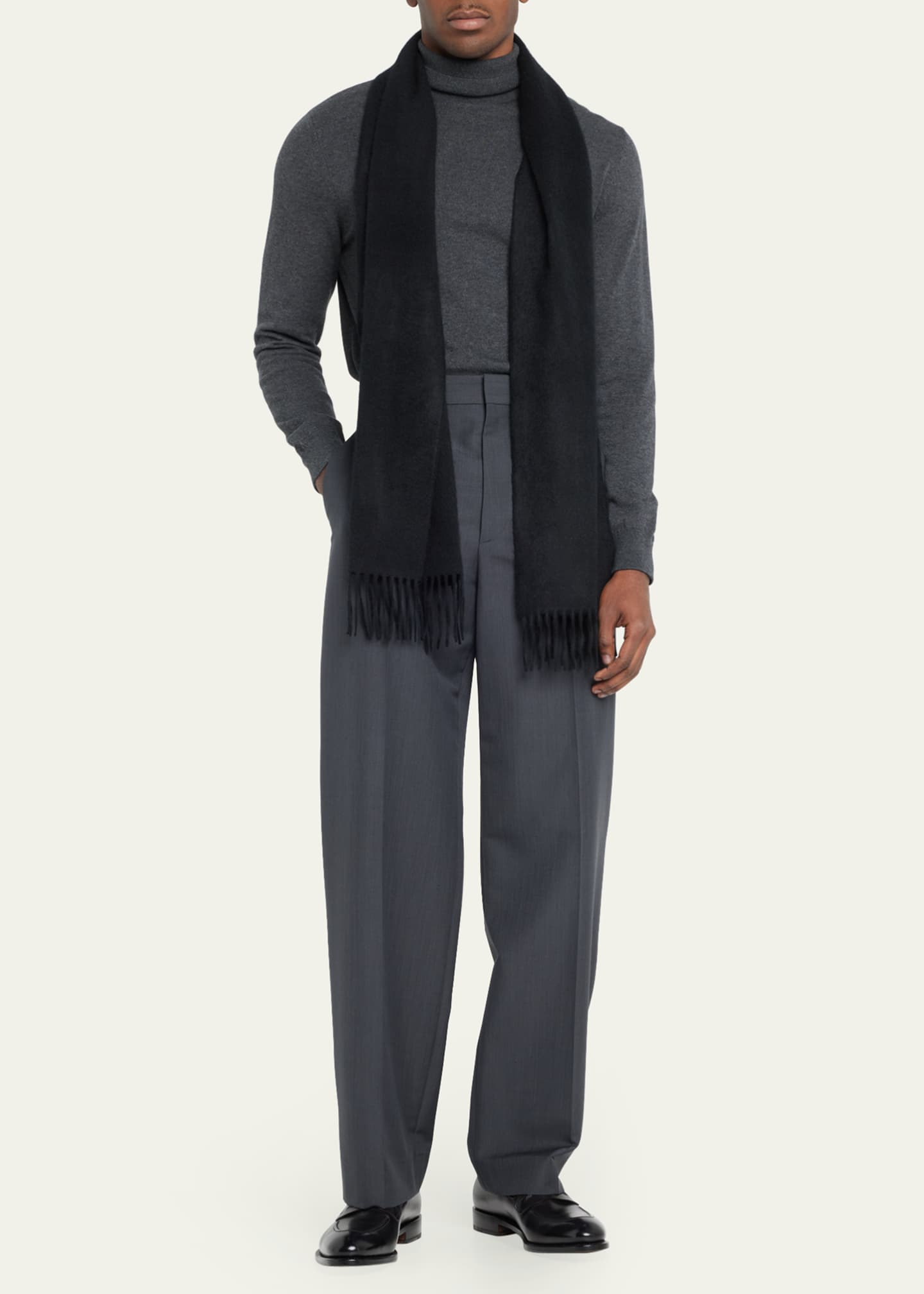 Begg x Co Men's Cashmere Scarf - Bergdorf Goodman