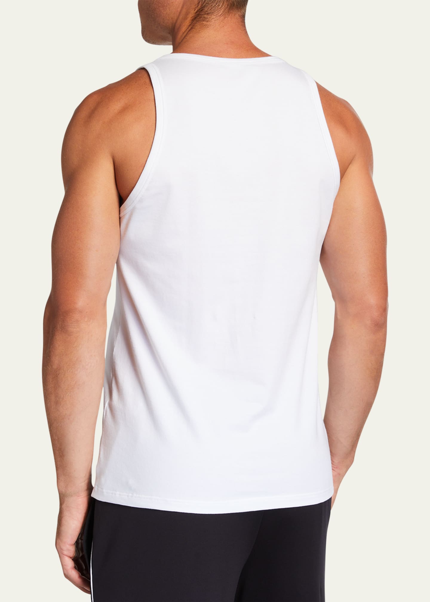 Versace Men's Solid Medusa Head Tank Top - Bergdorf Goodman