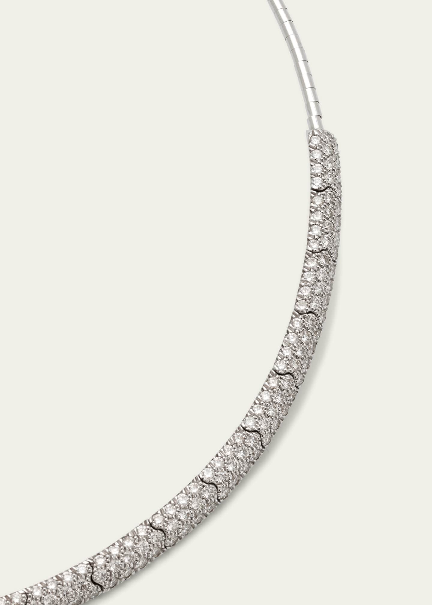 Mattia Cielo White Gold Partial Diamond Collar 2.2TCW - Bergdorf Goodman