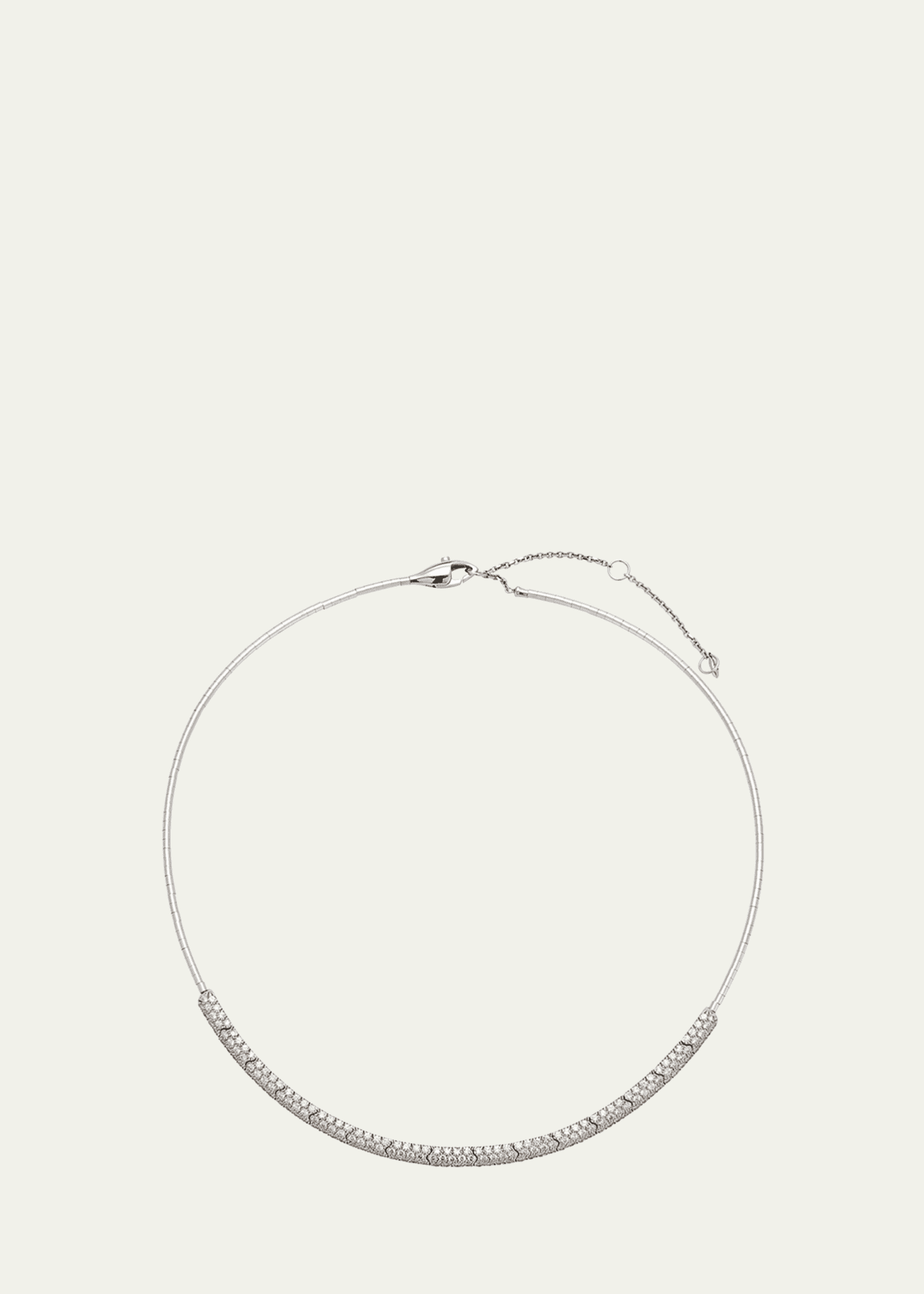 Mattia Cielo White Gold Partial Diamond Collar 2.2TCW - Bergdorf Goodman