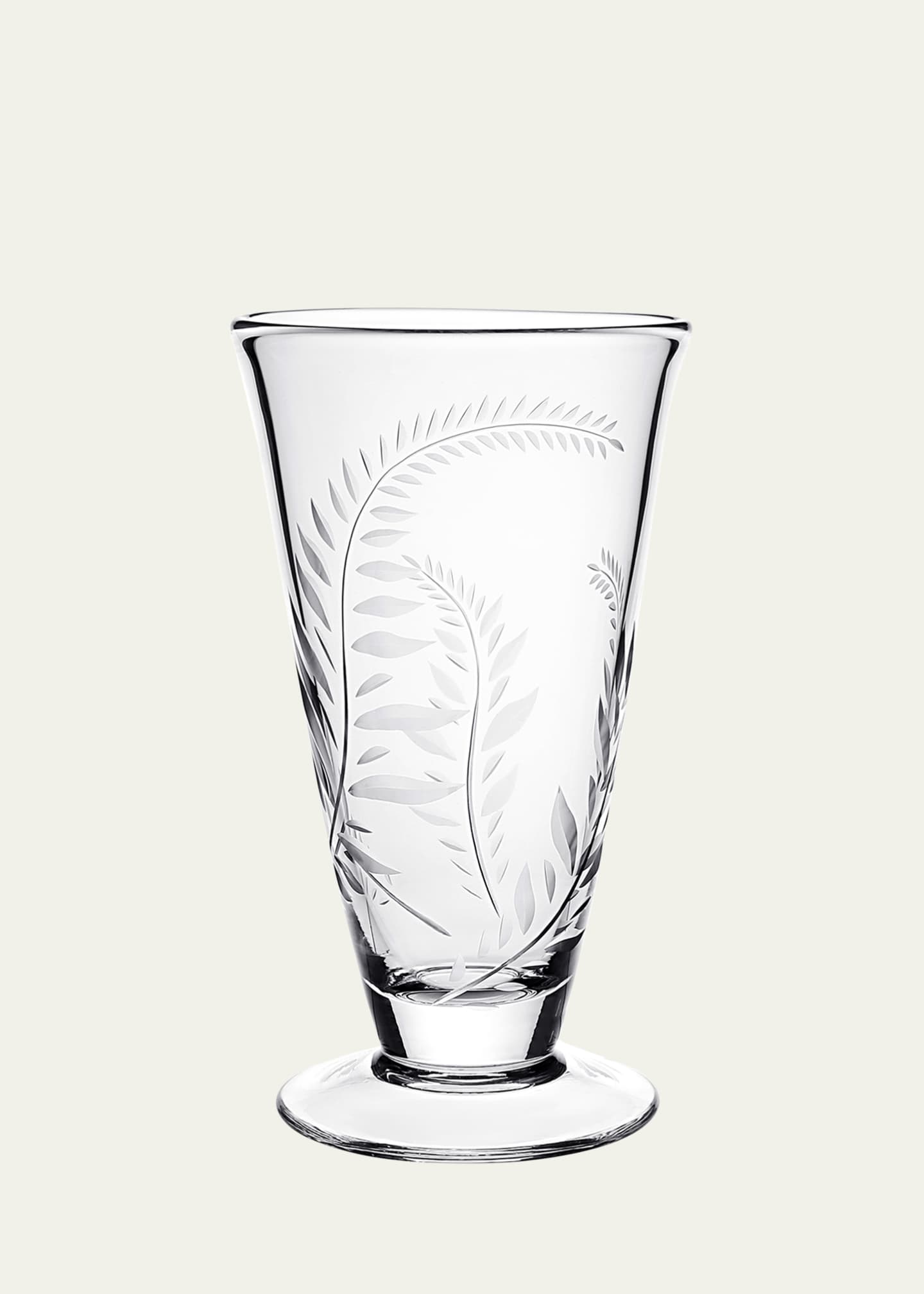 William Yeoward Crystal Jasmine Footed Vase, 9" - Bergdorf Goodman