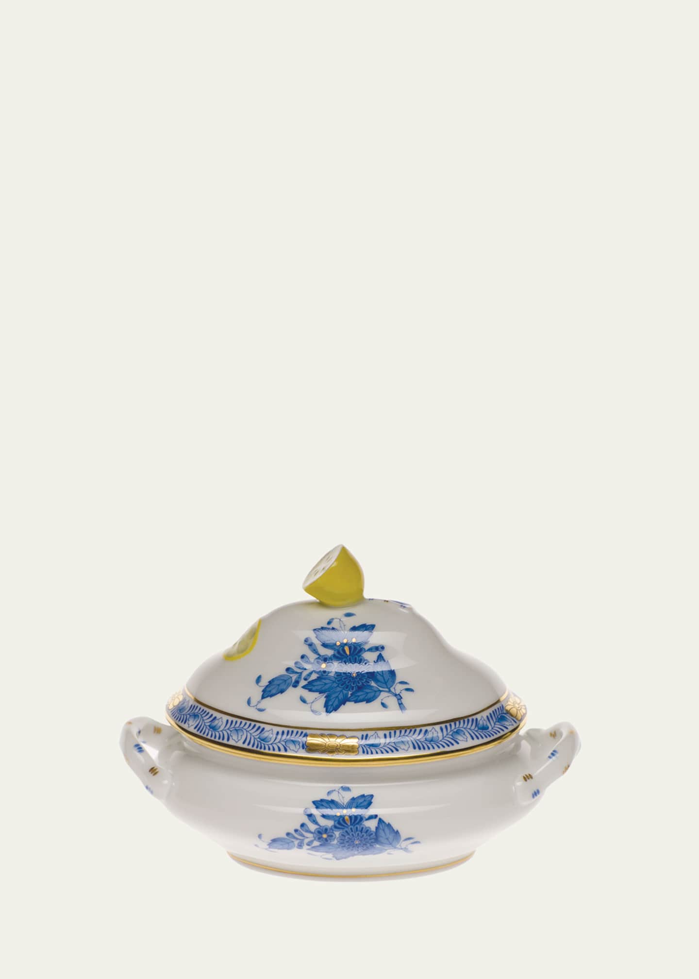 Herend Chinese Bouquet Blue Mini Tureen - Bergdorf Goodman
