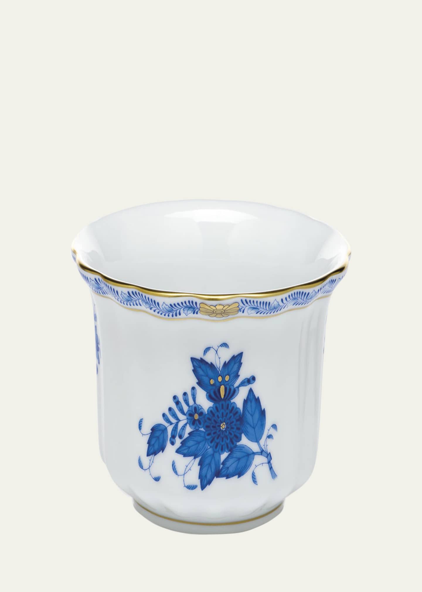 Herend Chinese Bouquet Blue Mini Cache Pot - Bergdorf Goodman