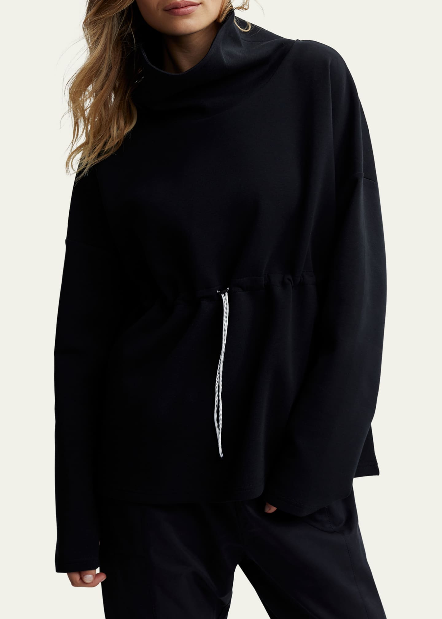 Varley Barton Sweat Funnel Neck Pullover Sweatshirt - Bergdorf Goodman