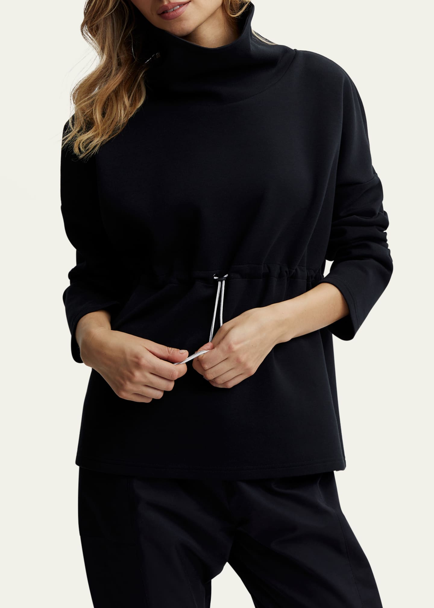 Varley Barton Sweat Funnel Neck Pullover Sweatshirt - Bergdorf Goodman
