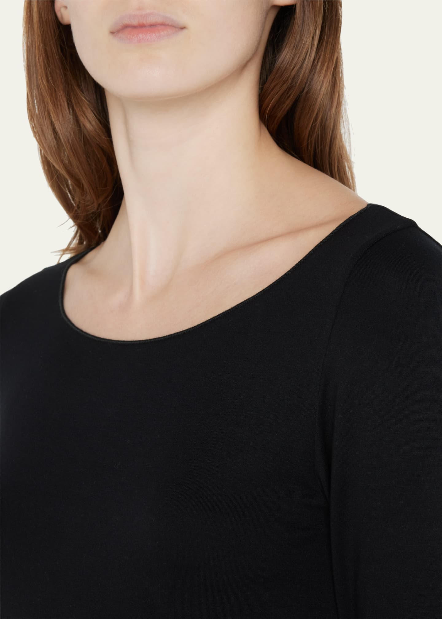Majestic Long Sleeve Boatneck Tee - Bergdorf Goodman