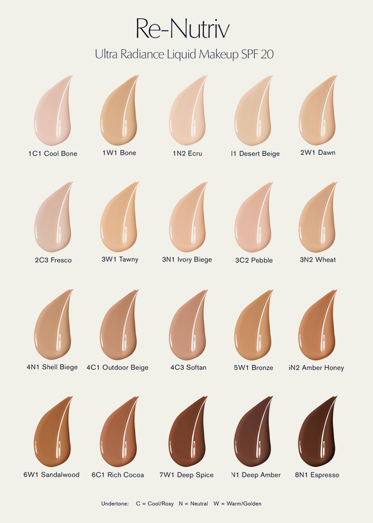 Estee Lauder Re-Nutriv Ultra Radiance Makeup SPF 20, 1 oz. - Bergdorf ...