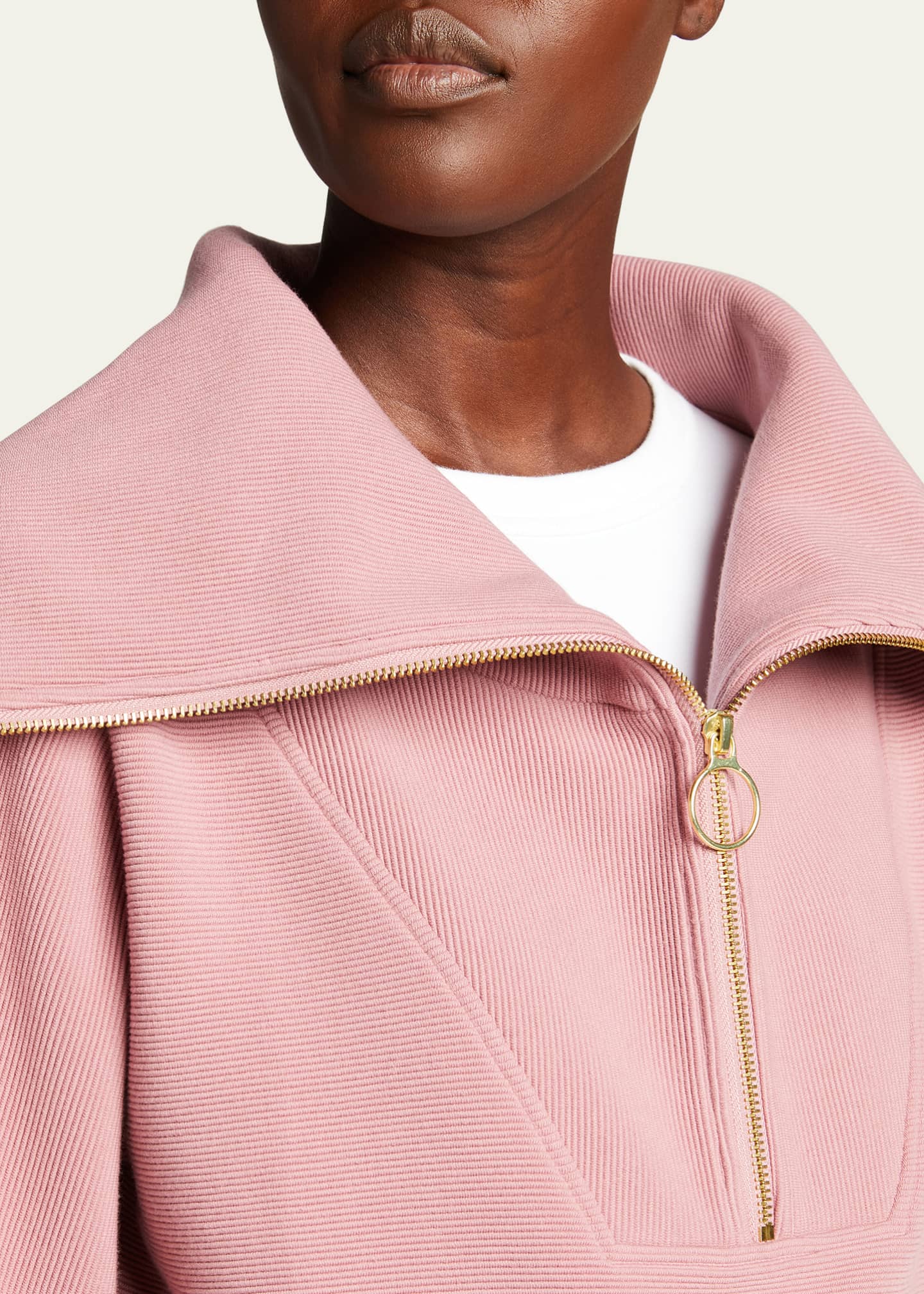 Varley Vine Oversized 1/2-Zip Pullover Sweatshirt - Bergdorf Goodman