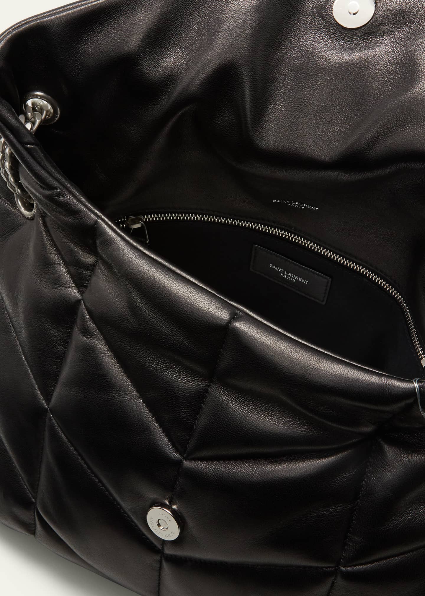 Saint Laurent Lou Puffer Medium YSL Shoulder Bag in Quilted Leather ...