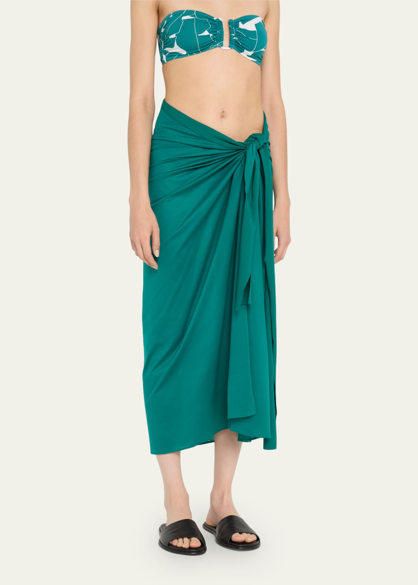 Eres Peplum Long Sarong with Belt - Bergdorf Goodman