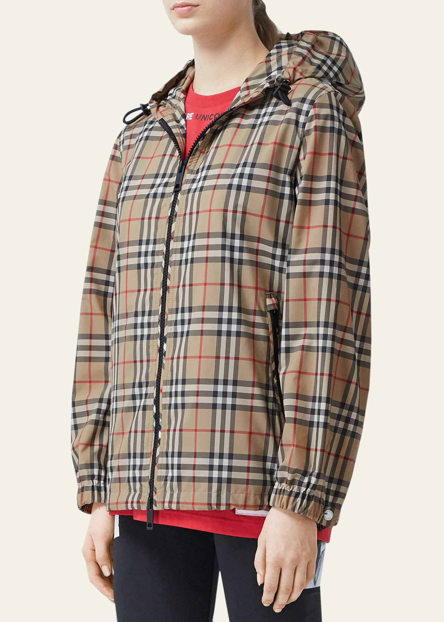 Burberry Vintage Check Hooded Jacket - Bergdorf Goodman